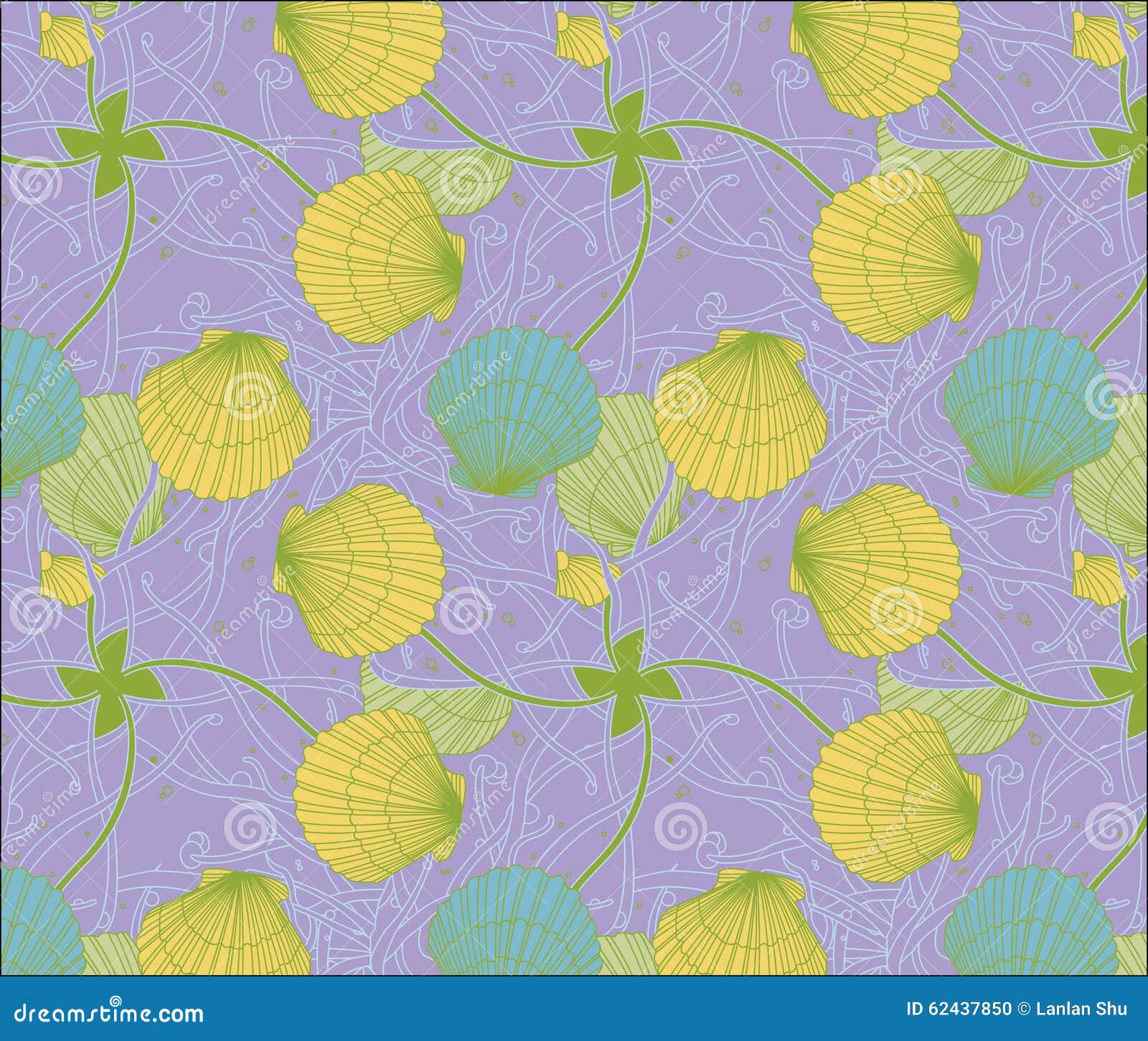 Color shell pattern series stock illustration. Illustration of ...