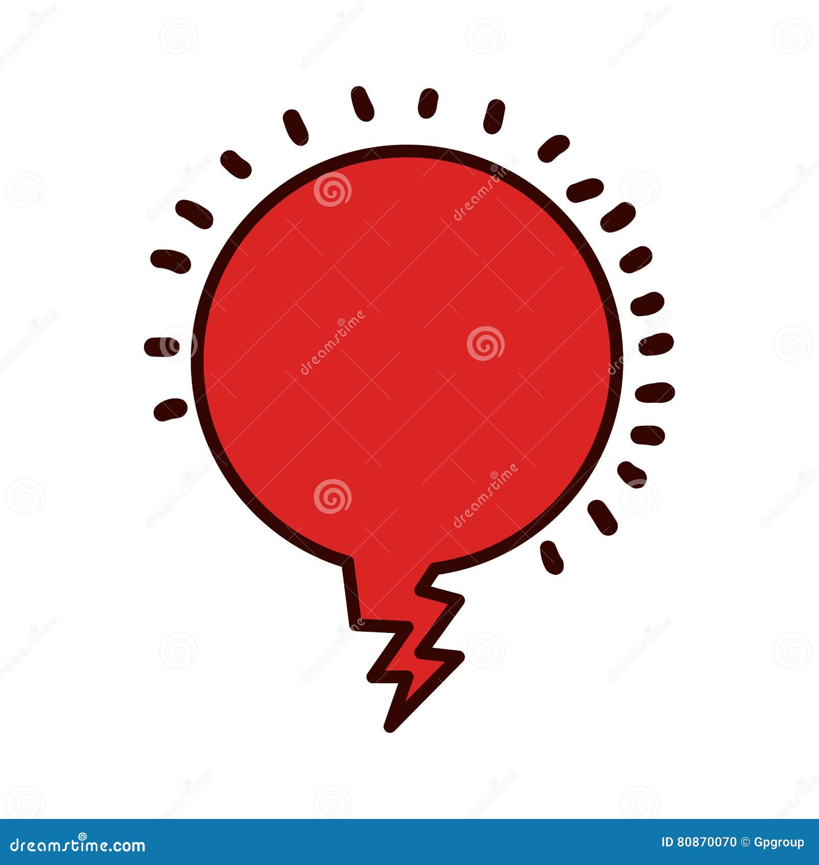 Color Silhouette Oval Callout for Dialogue Stock Vector - Illustration ...