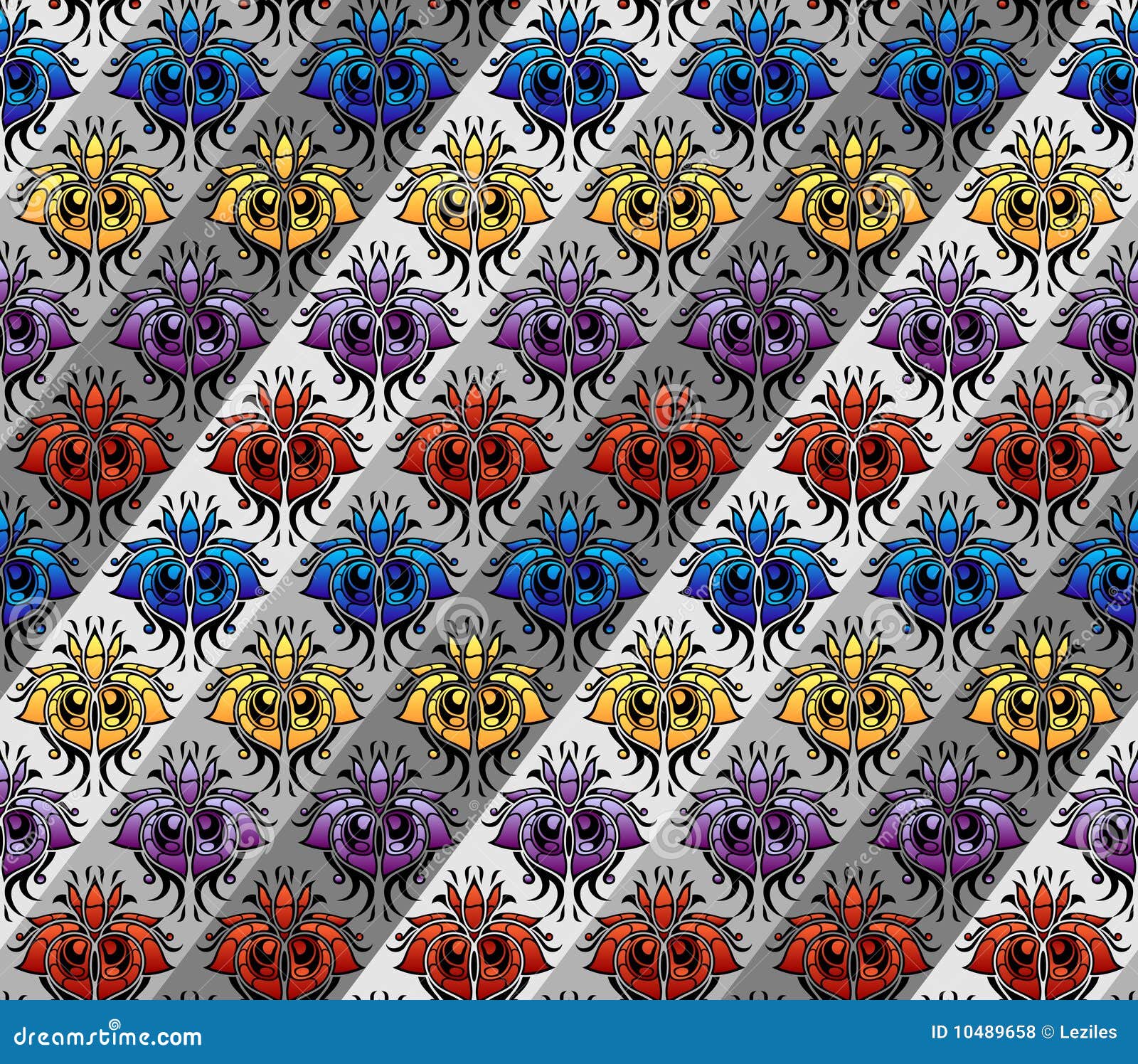 Color silk pattern stock vector. Illustration of nature - 10489658