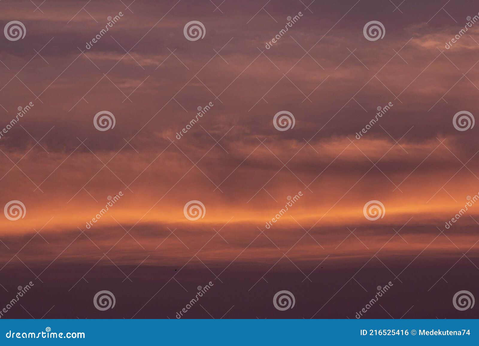 The Color of the Sky in the Evening Stock Photo - Image of weather ...