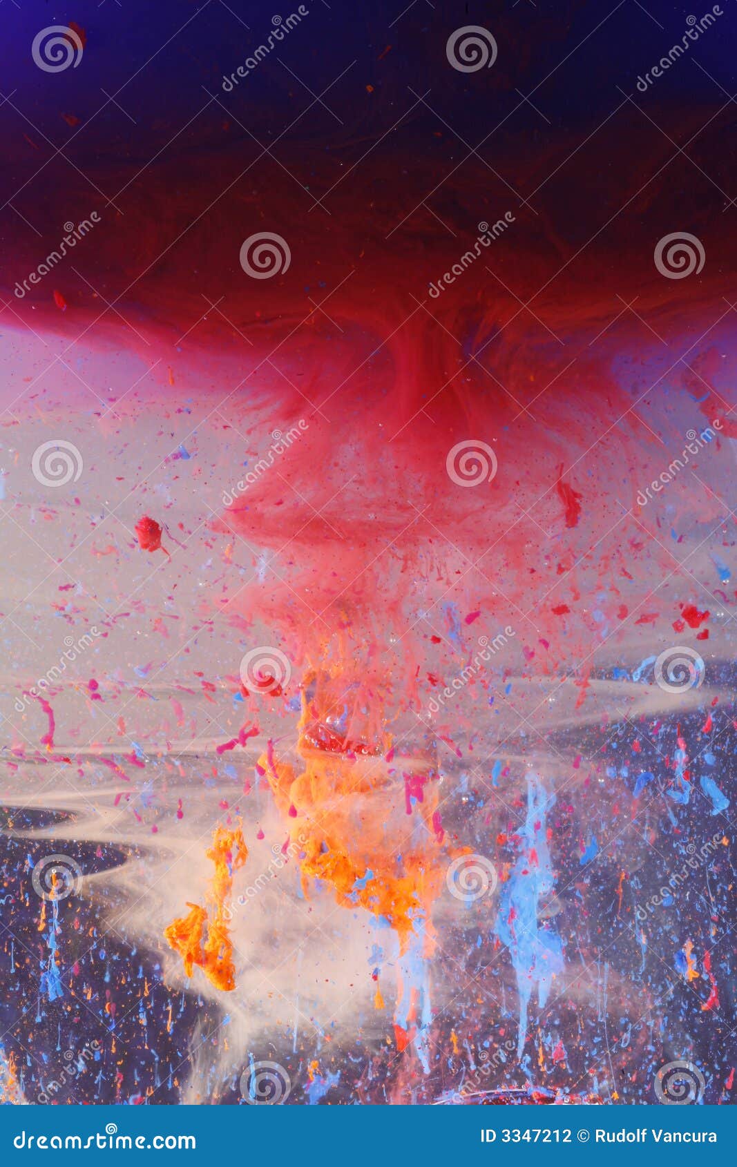 Color smears and drips stock photo. Image of colours, fluid - 3347212