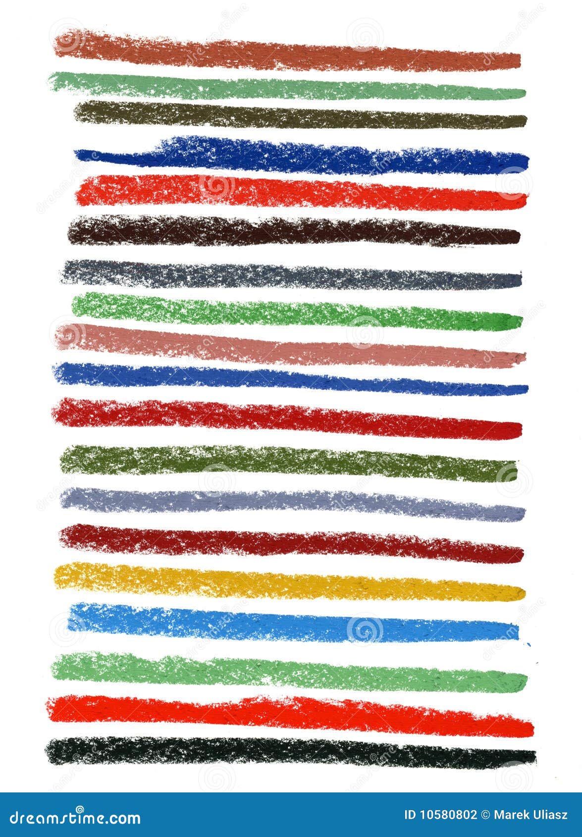 Color Smudged Lines with Pastel Crayons Stock Photo - Image of abstract ...