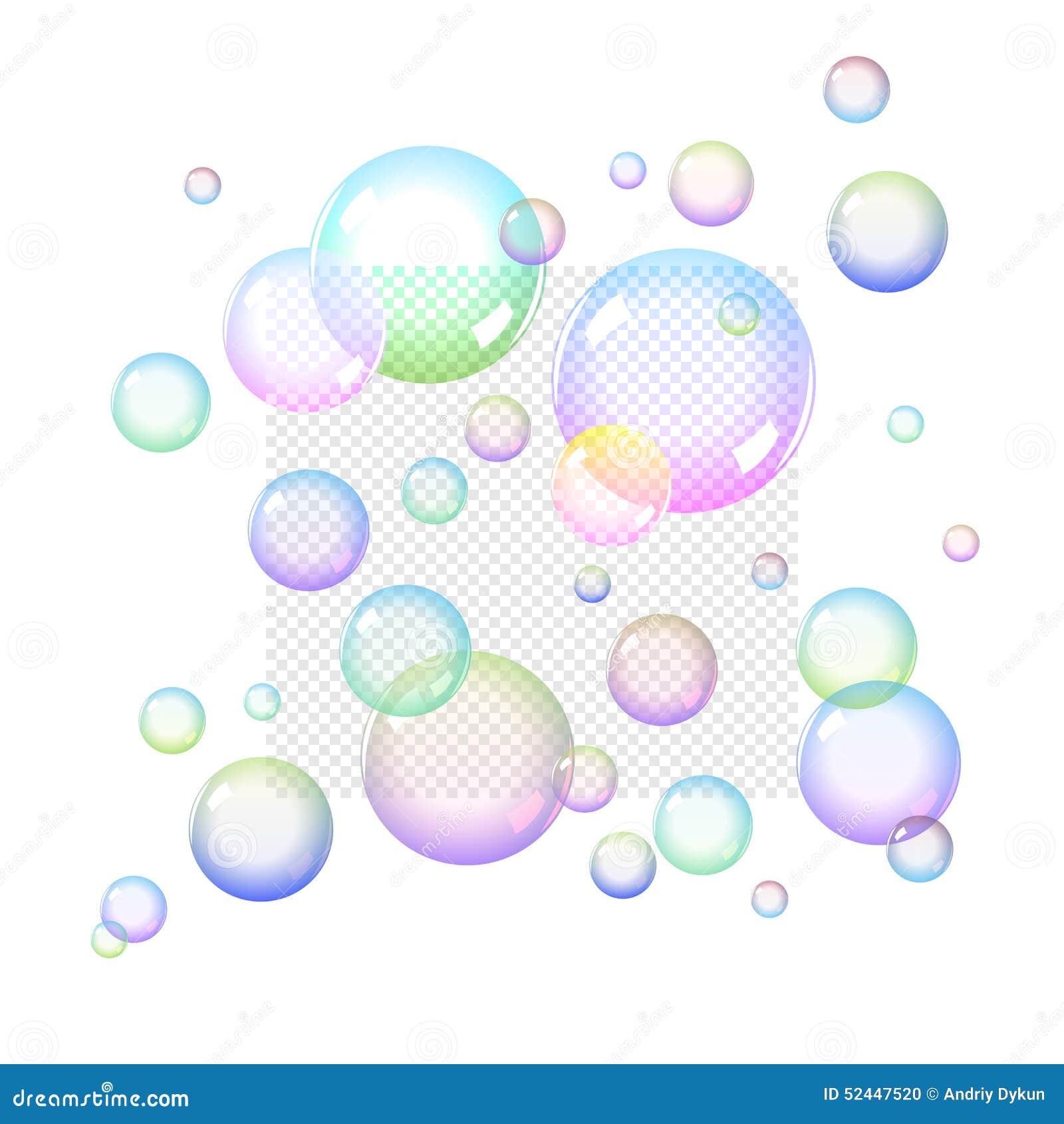 Color Soap bubbles stock vector. Illustration of circles - 52447520