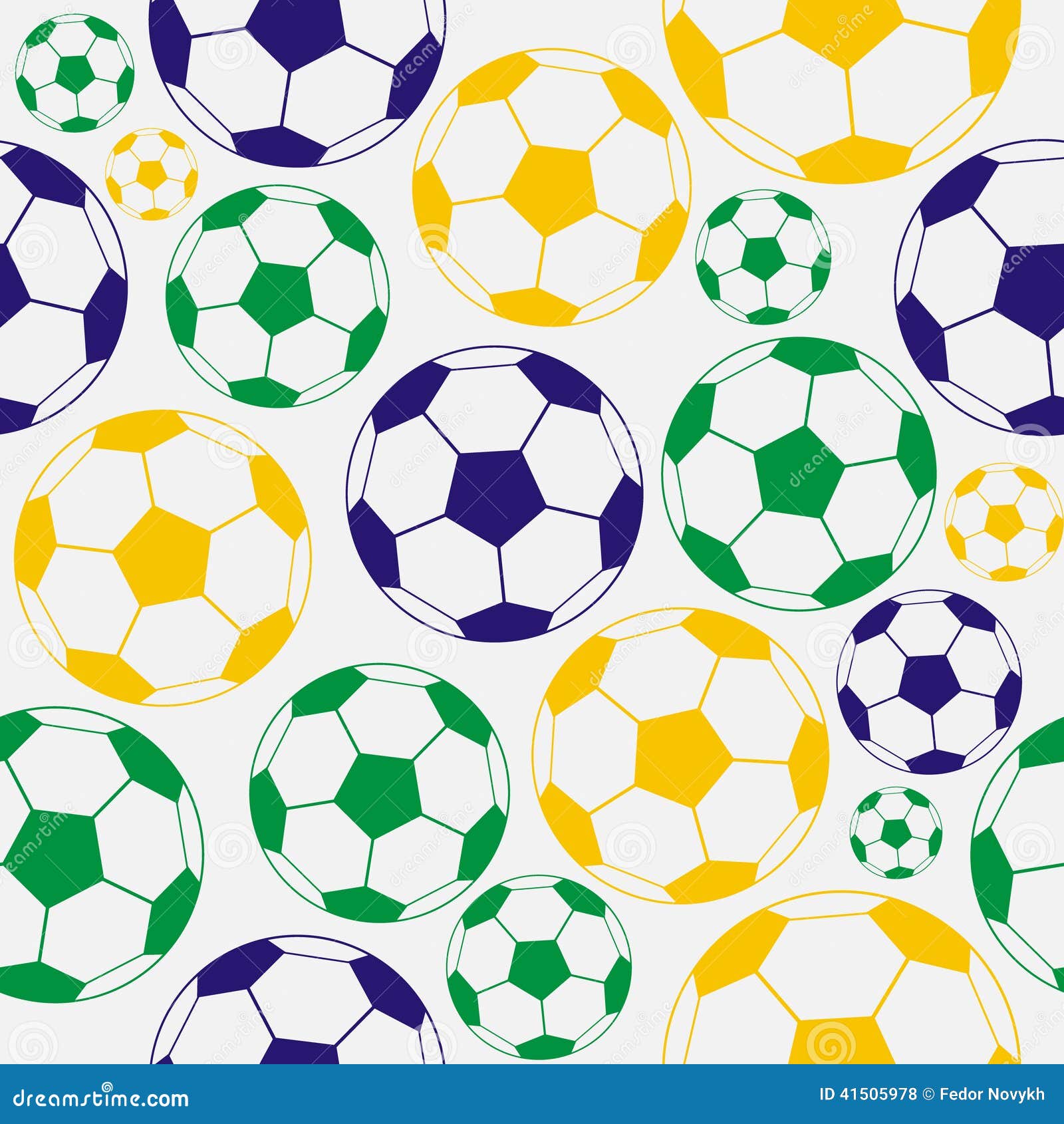 Color Soccer Seamless Pattern Stock Vector - Illustration of education ...