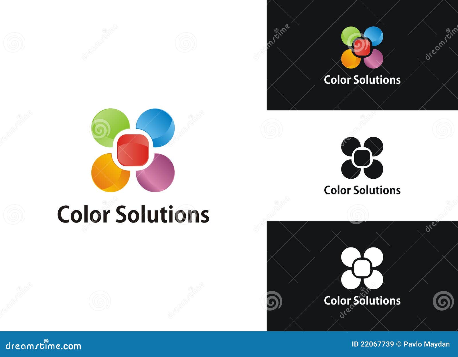 Color Solutions stock vector. Illustration of label, environment - 22067739