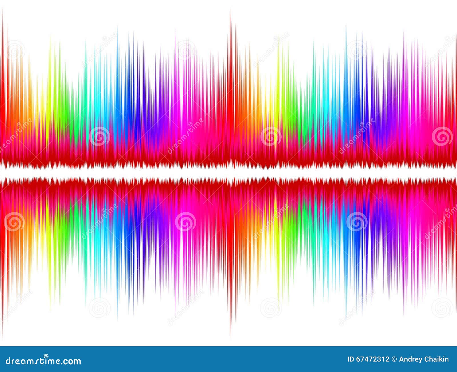 Color Sound Wave. Stock Vector - Image: 67472312
