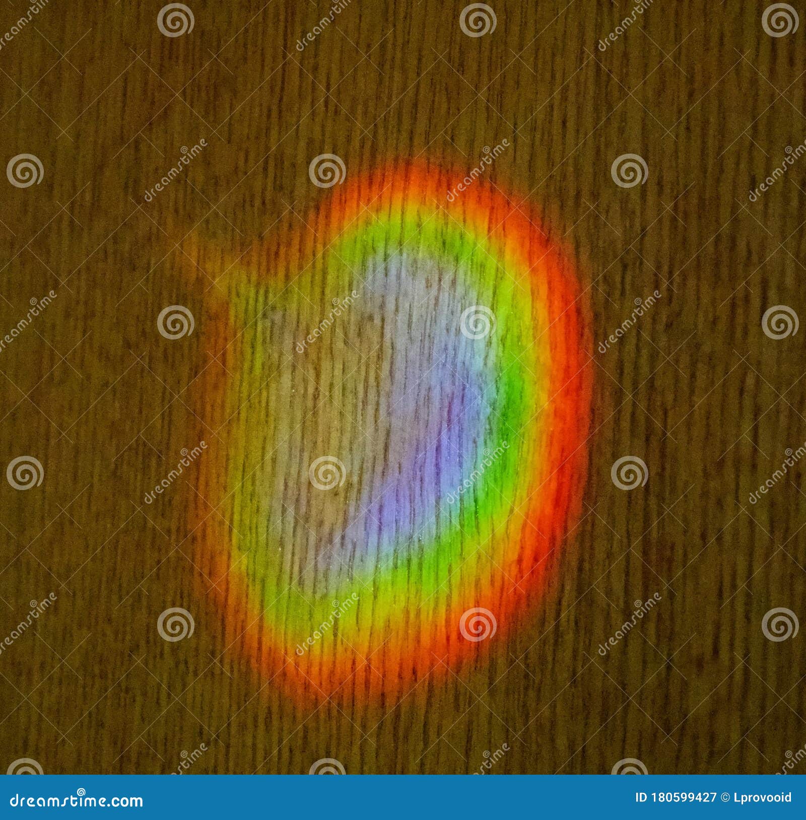 Color Spectrum from Prism stock illustration. Illustration of ...