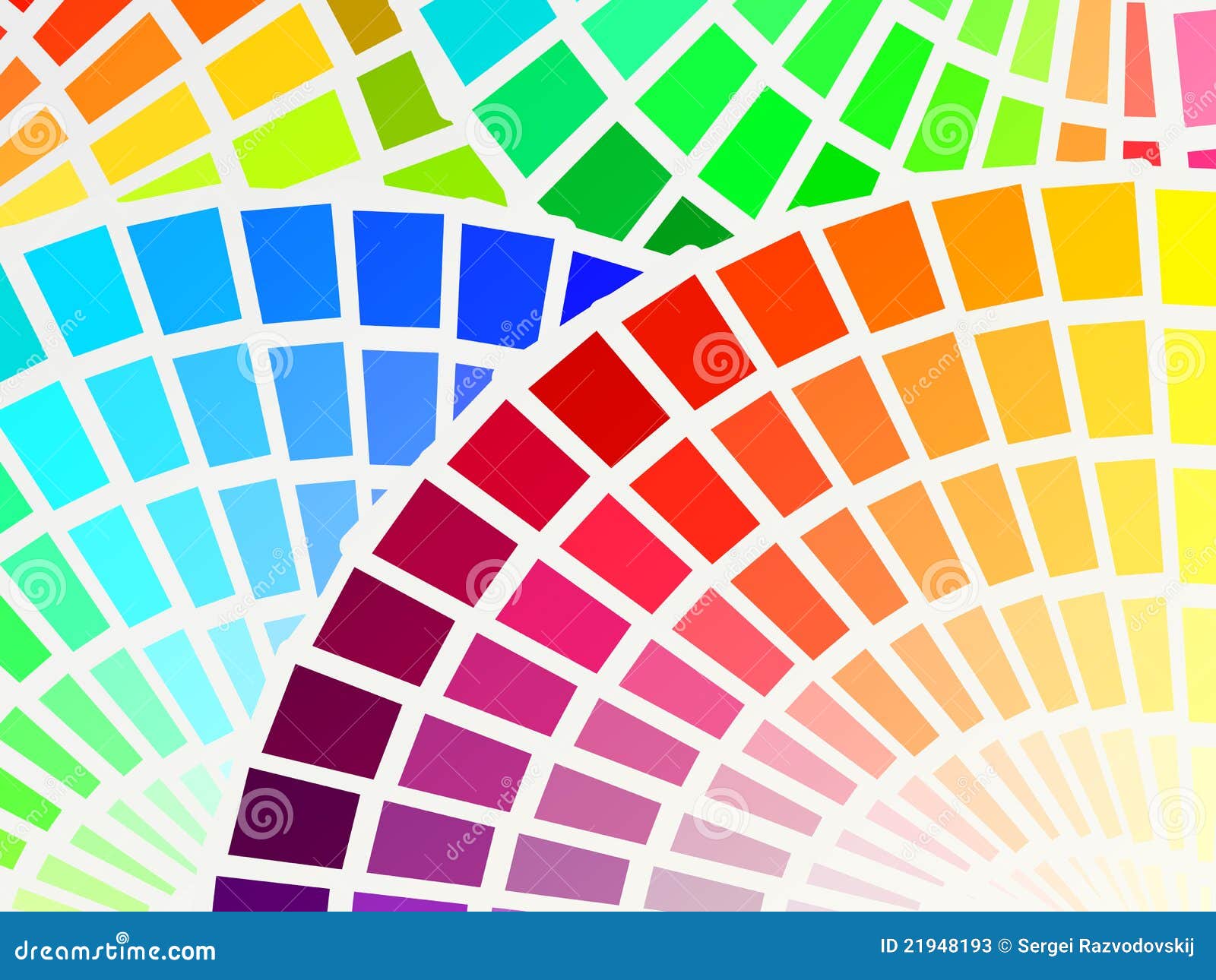 Color Spectrum Diffraction From White Light Vector Illustration ...