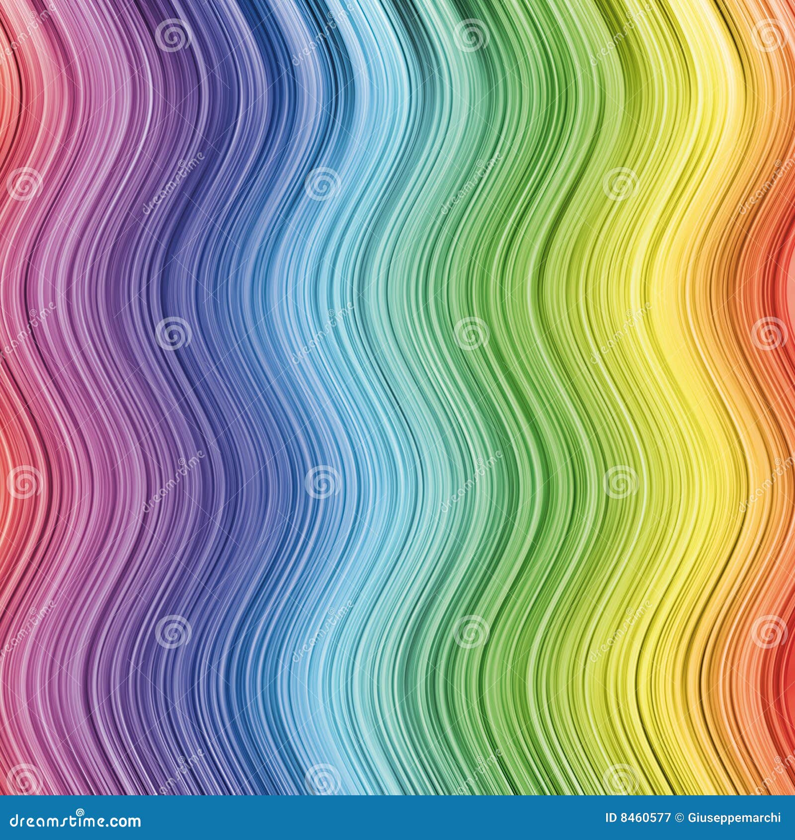 Color spectrum waves stock illustration. Illustration of light - 8460577