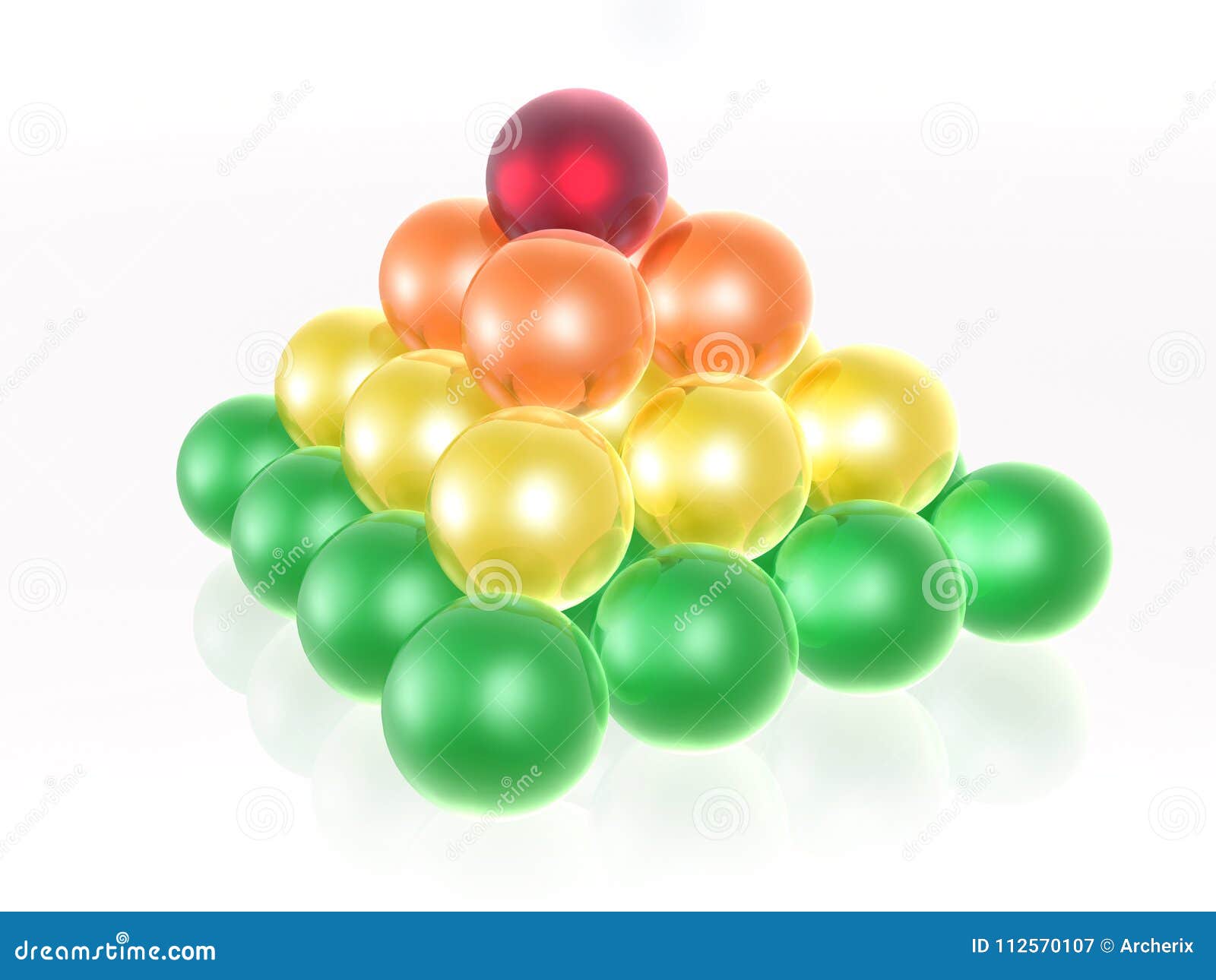 Color spheres stock illustration. Illustration of white - 112570107