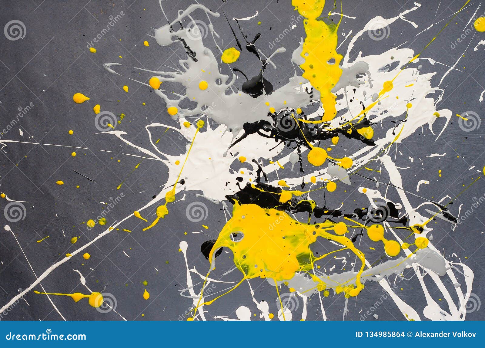 Color Spill Blemish on the Gray Background Stock Photo - Image of ...