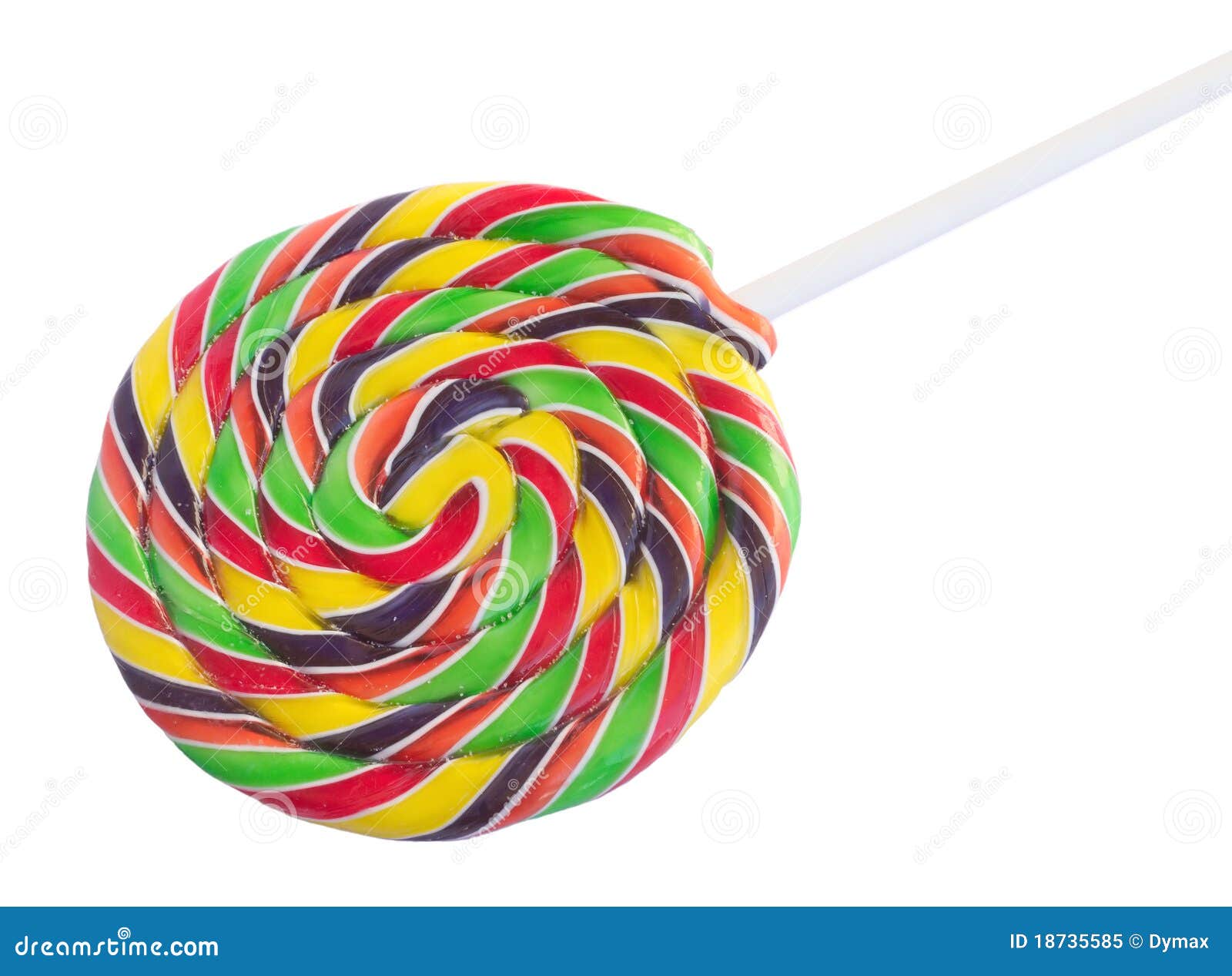Color Spiral Candy Sweet on Stick Stock Image - Image of food, fruit ...