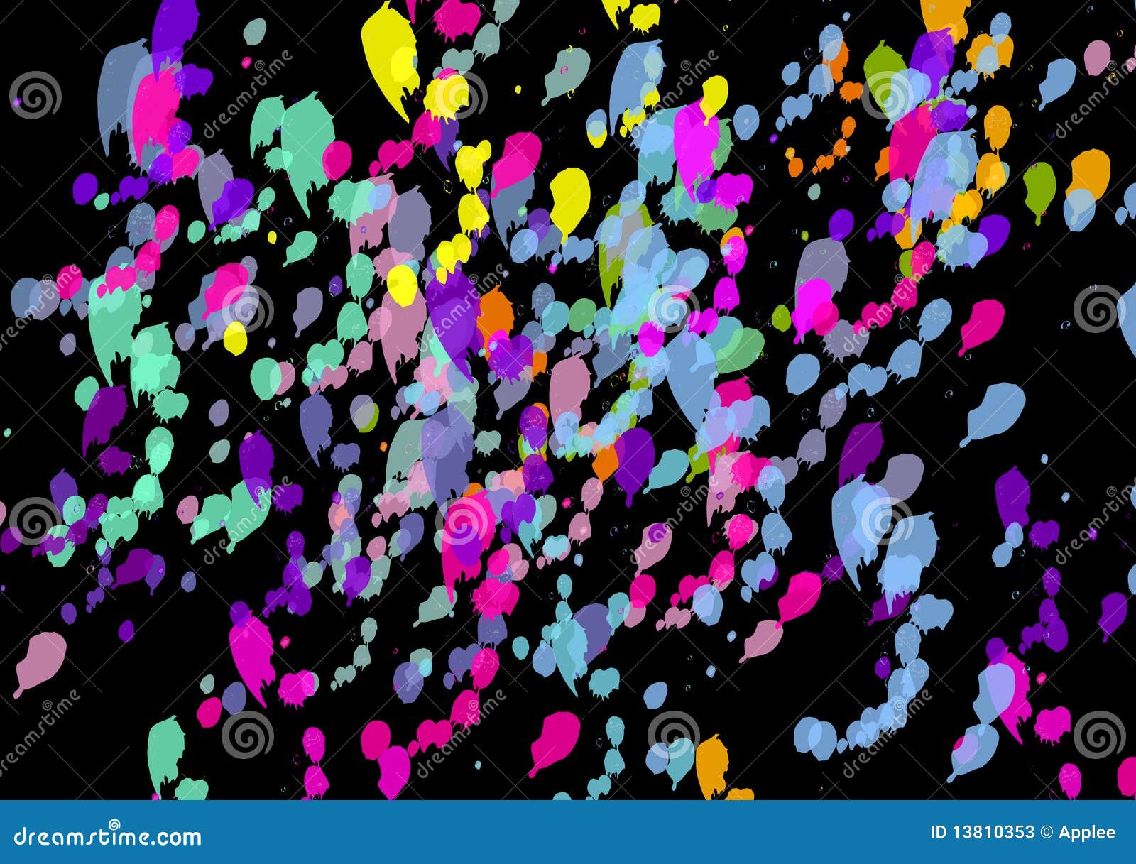 Color Splash Cartoon Vector | CartoonDealer.com #13810353