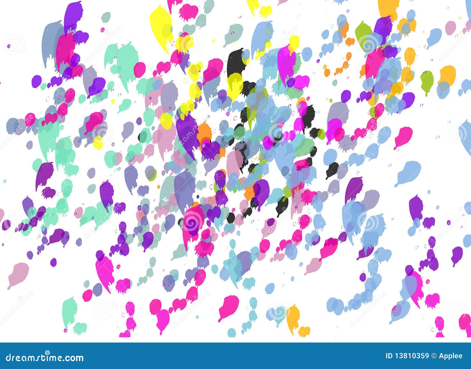 Color Splash Cartoon Vector | CartoonDealer.com #13810359