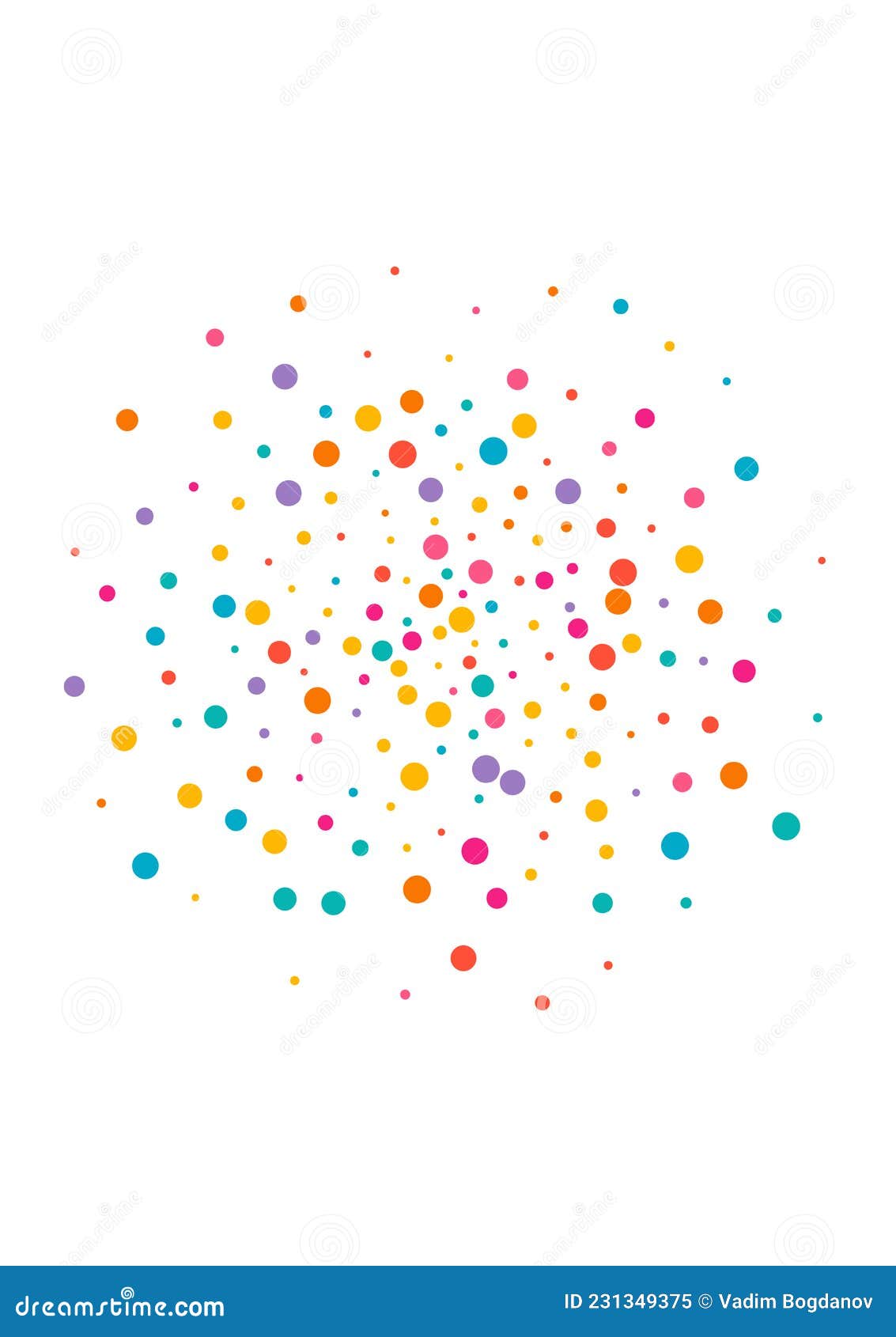 Color Splash Carnaval Vector White Background Stock Vector ...