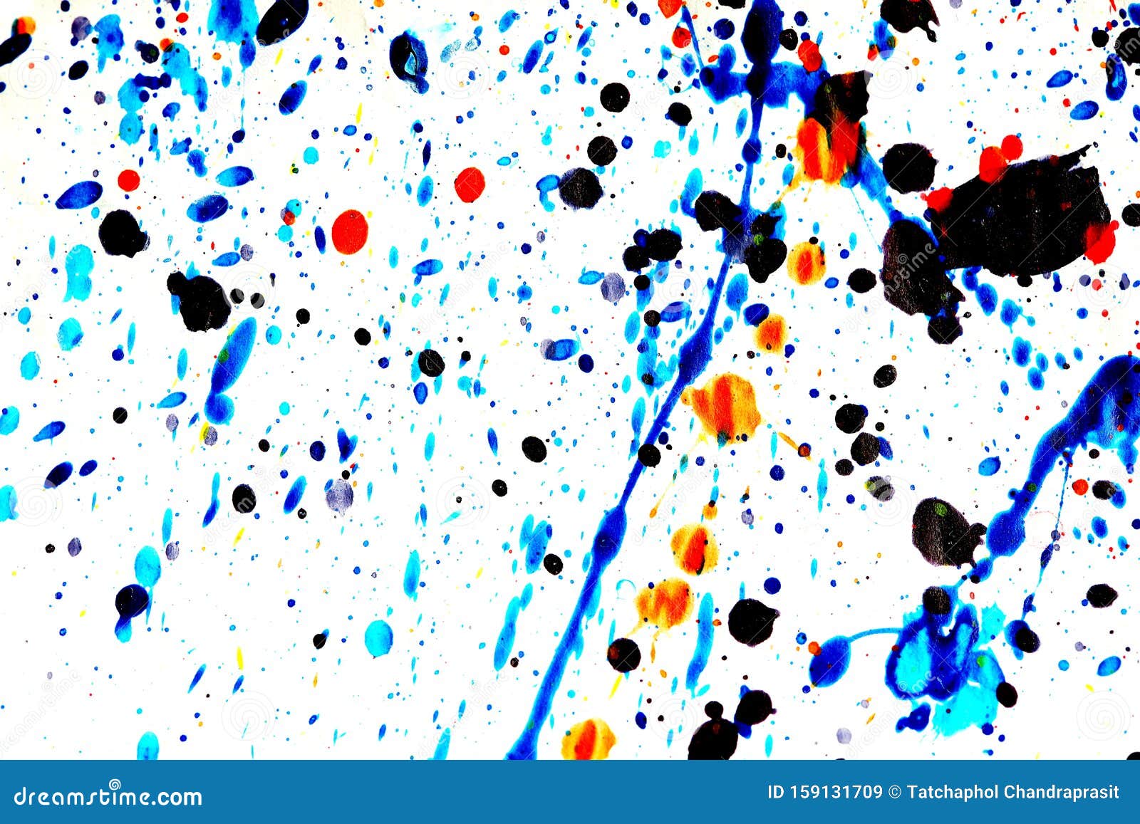 Color Splash on Paper Scene. Stock Illustration - Illustration of paper ...