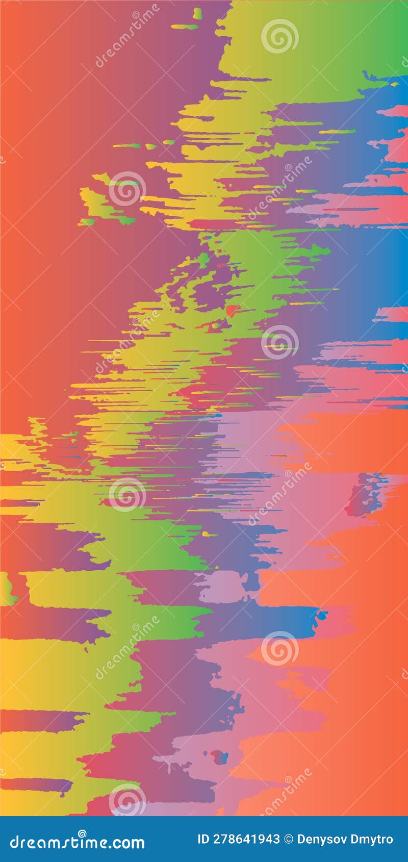 Color Splash Screen. Colored Abstract Background. Vector Illustration ...