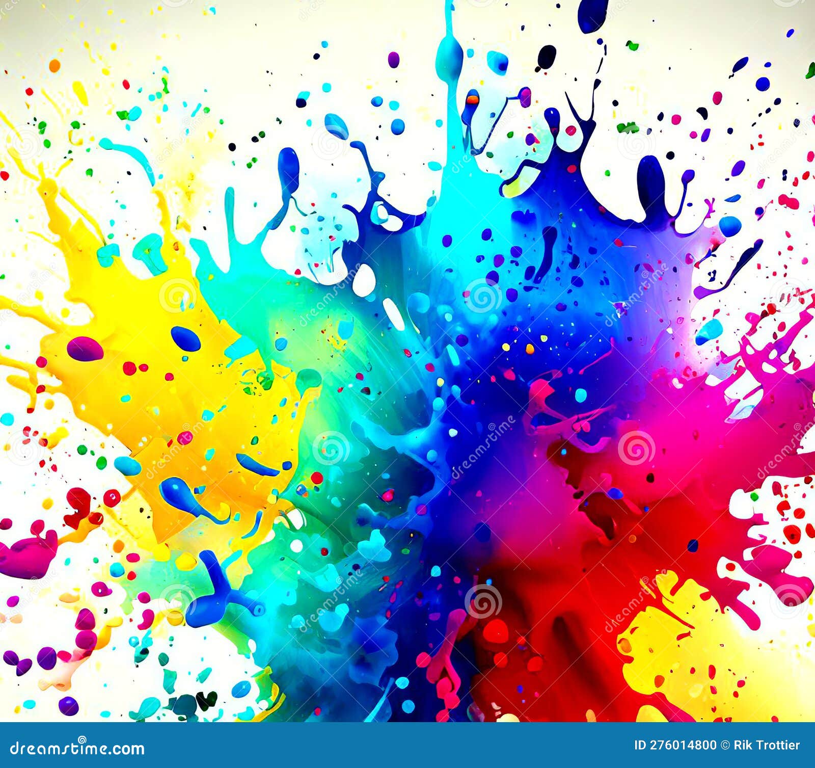 Color Splash stock illustration. Illustration of printing - 276014800