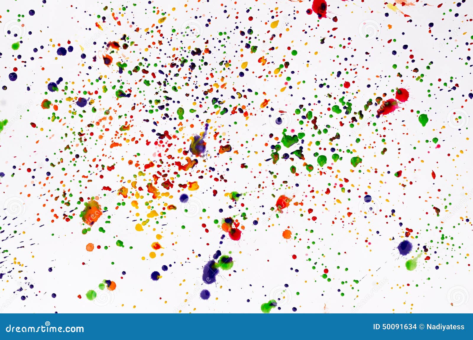 Color splatter stock photo. Image of multi, blue, messy - 50091634