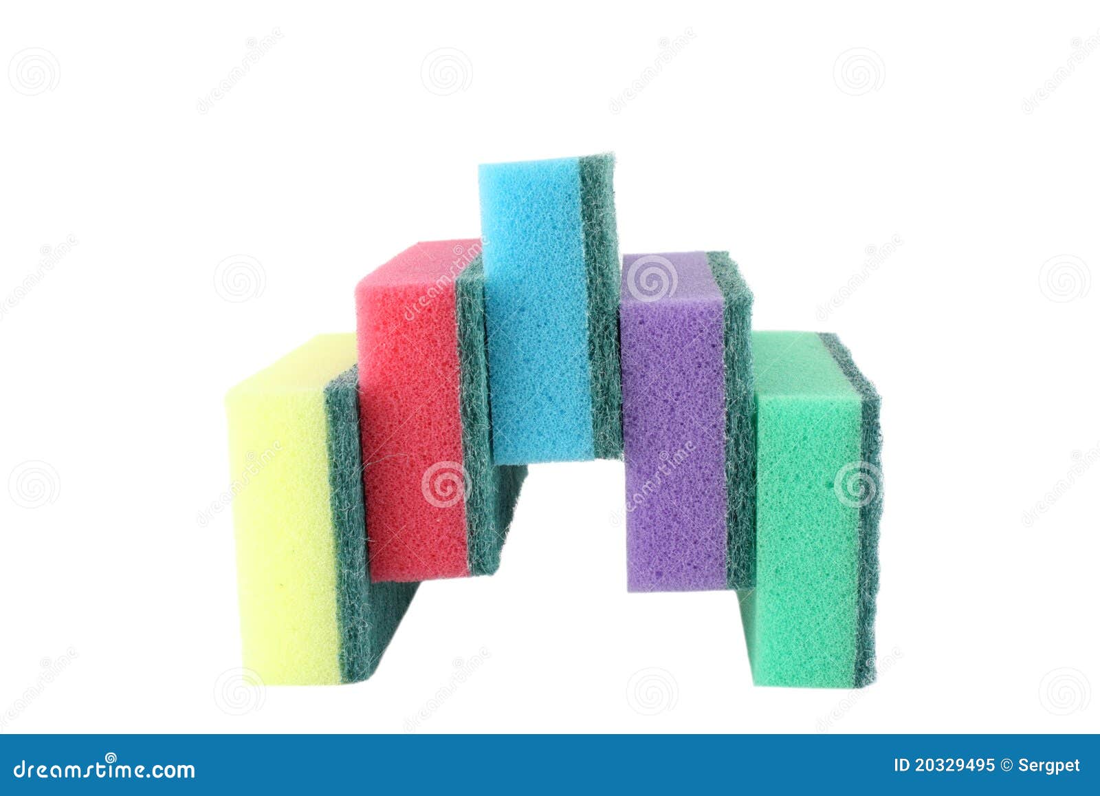 Color sponges over white stock image. Image of sponge - 20329495