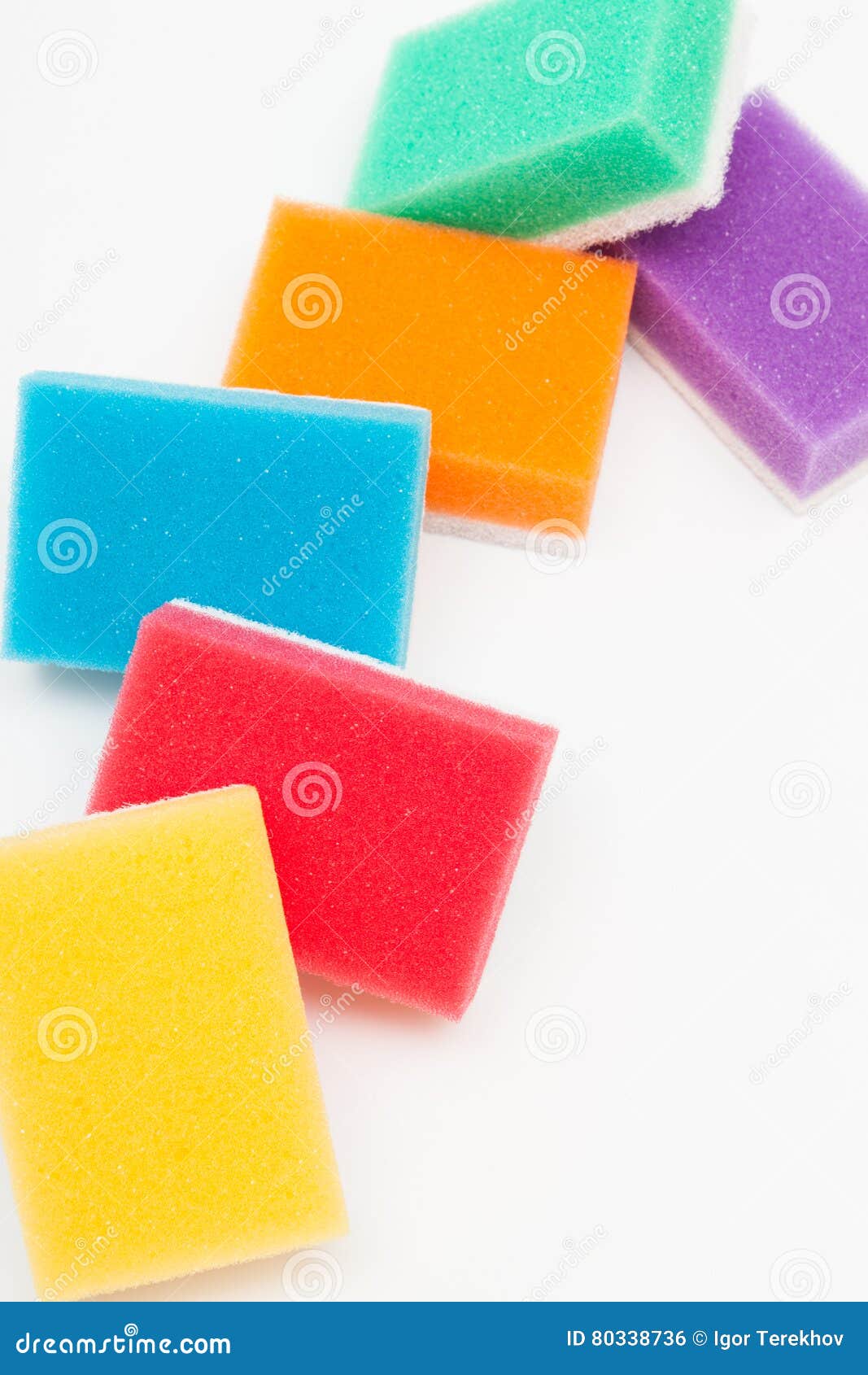 Color sponges stock photo. Image of green, spring, close - 80338736
