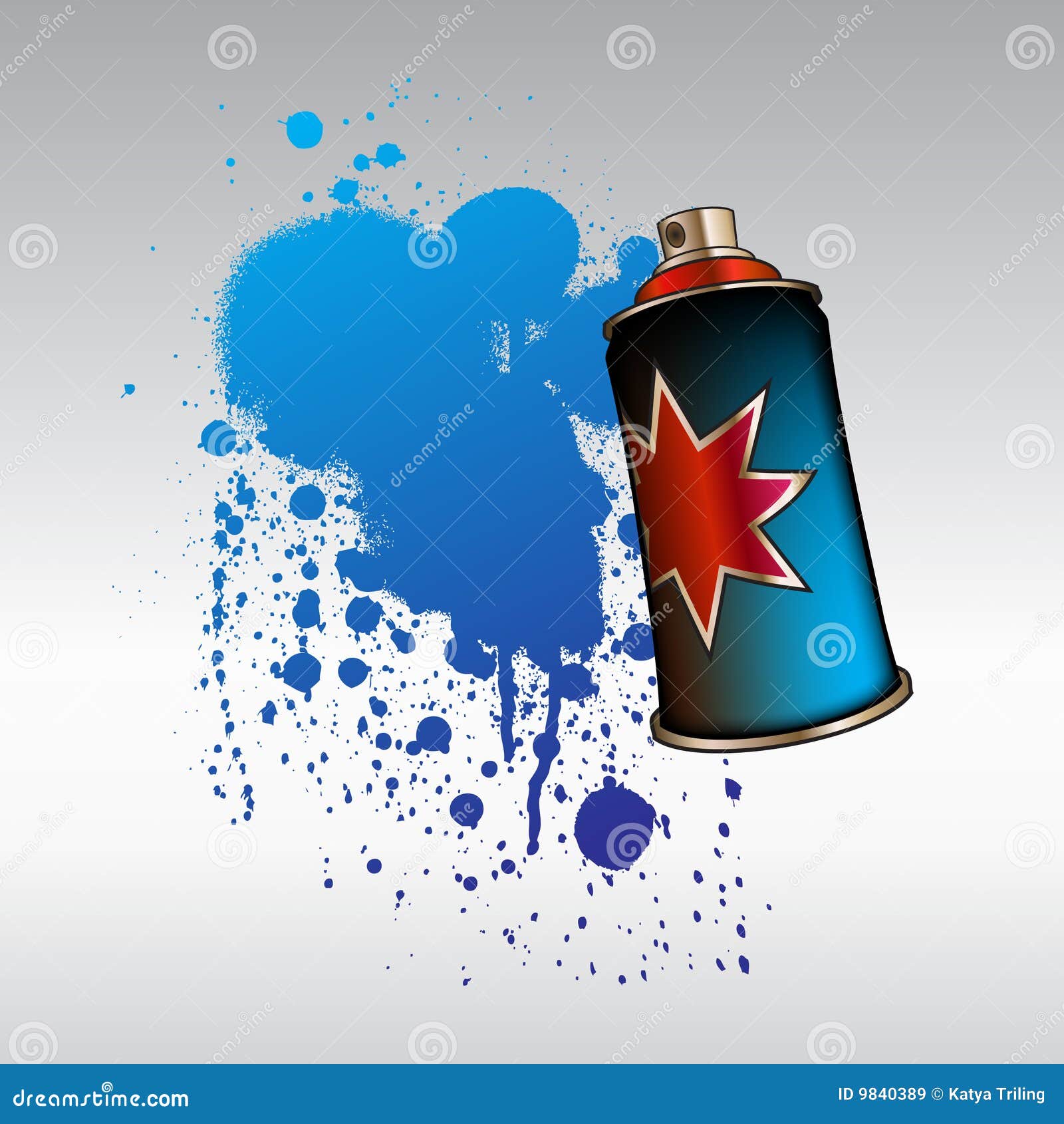 Color spray aerosol stock vector. Illustration of circle - 9840389