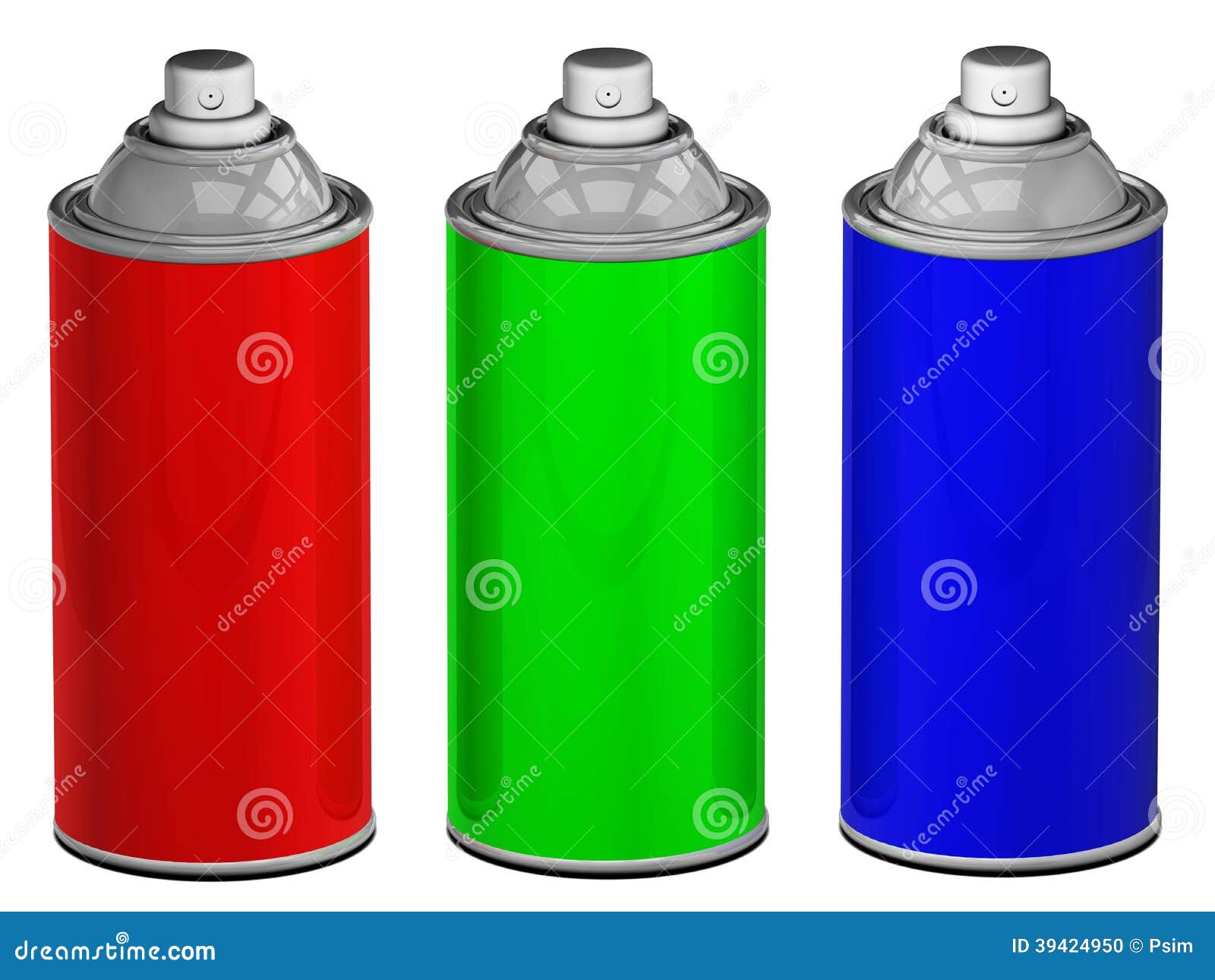 Color spray cans isolated stock illustration. Illustration of isolated ...