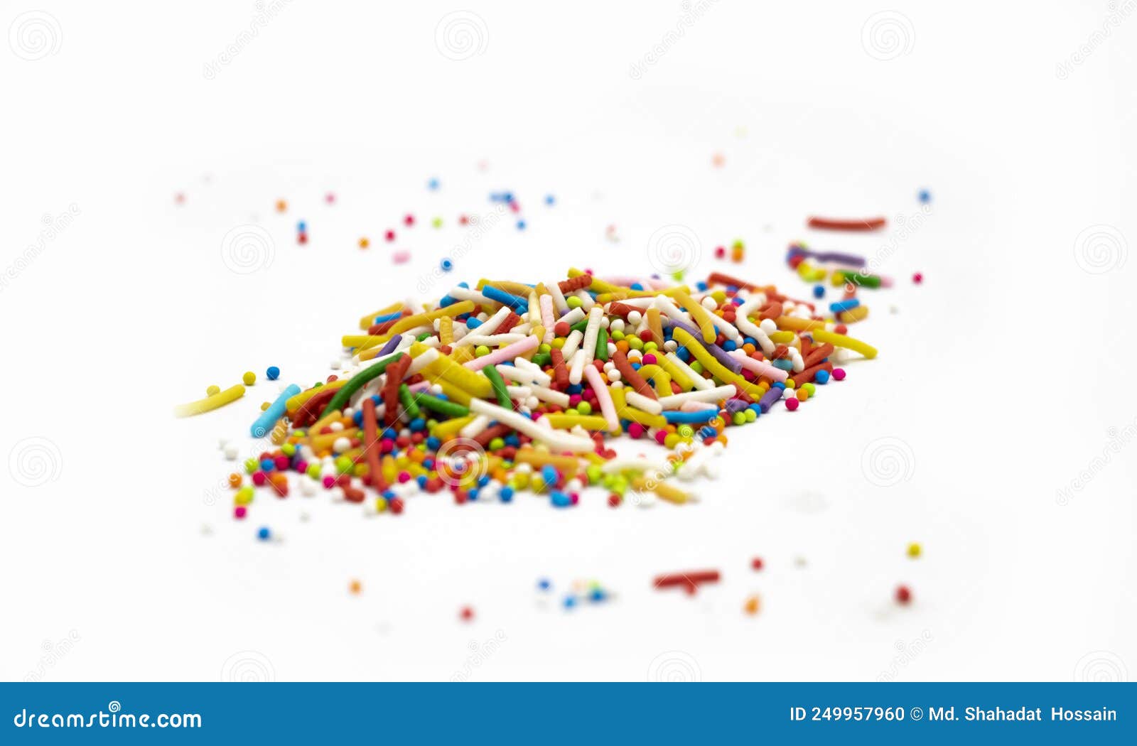 Color of Sprinkle in White Background Stock Photo - Image of white ...