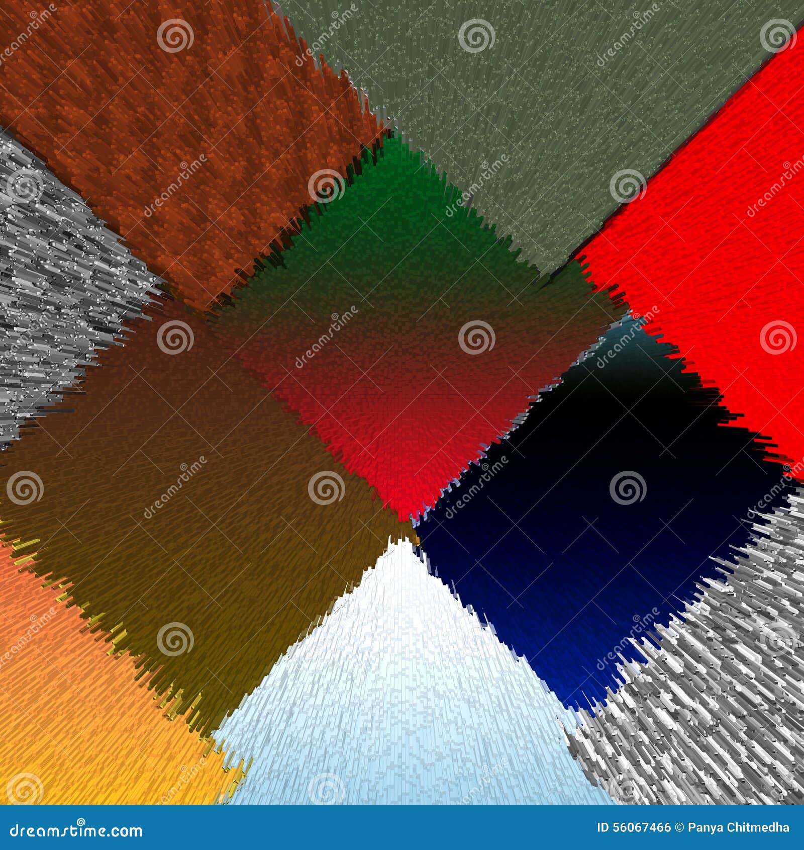 Color Square Abstract Background Stock Illustration - Illustration of ...