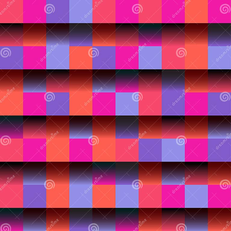 Color Square Pattern Vector Pink Stock Vector - Illustration of drawing ...