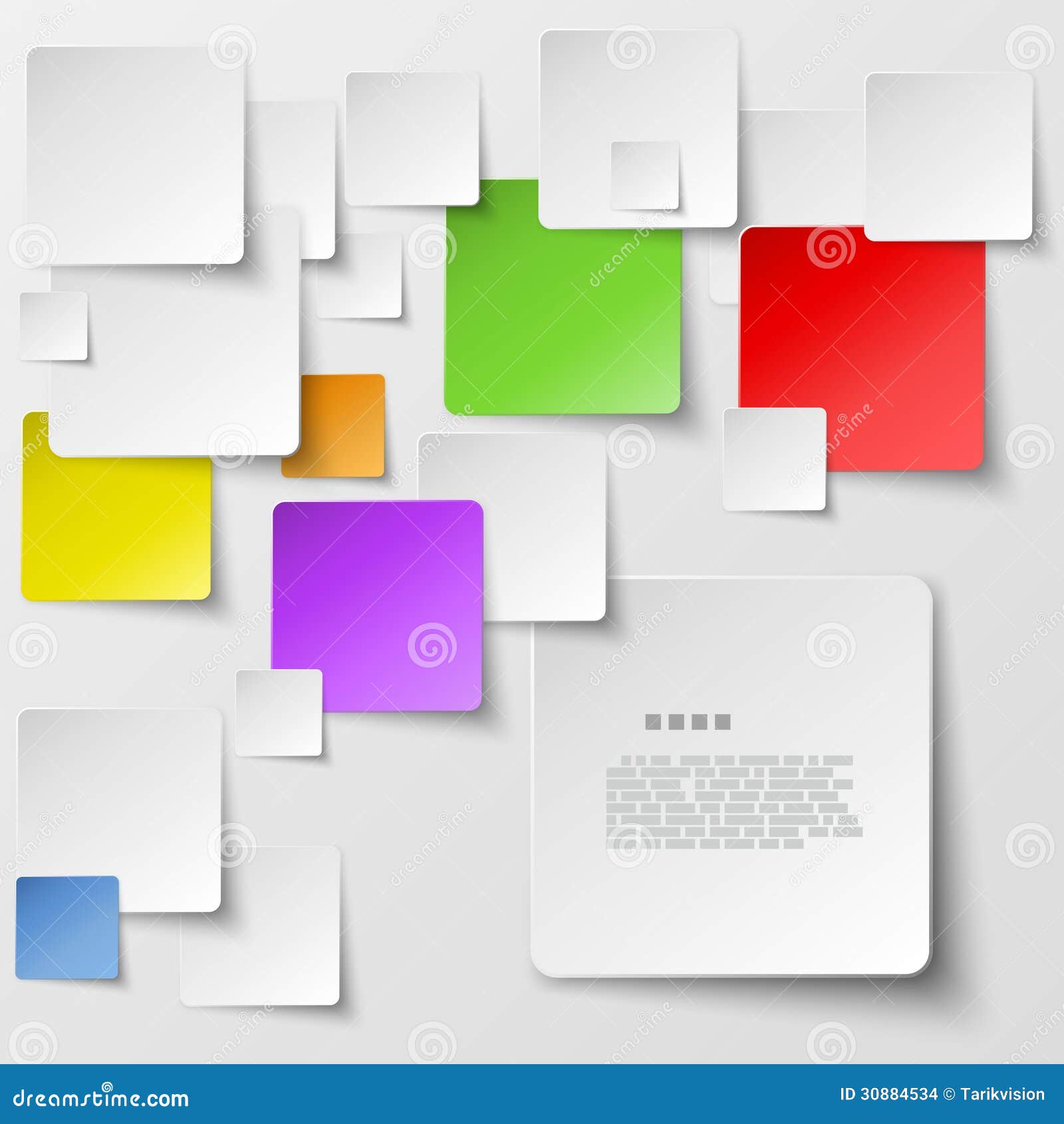 Color Square Tiles Abstract Vector Background Stock Vector ...