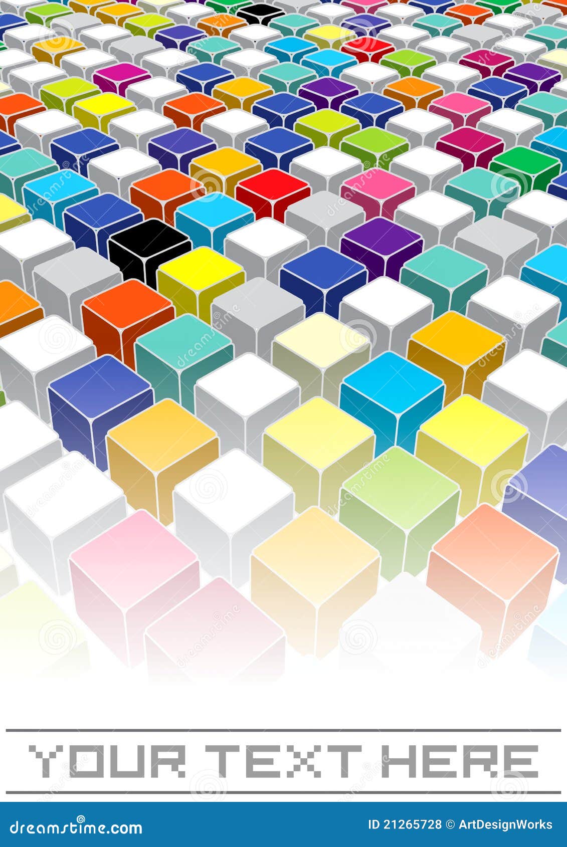 Color squares stock illustration. Illustration of abstraction - 21265728