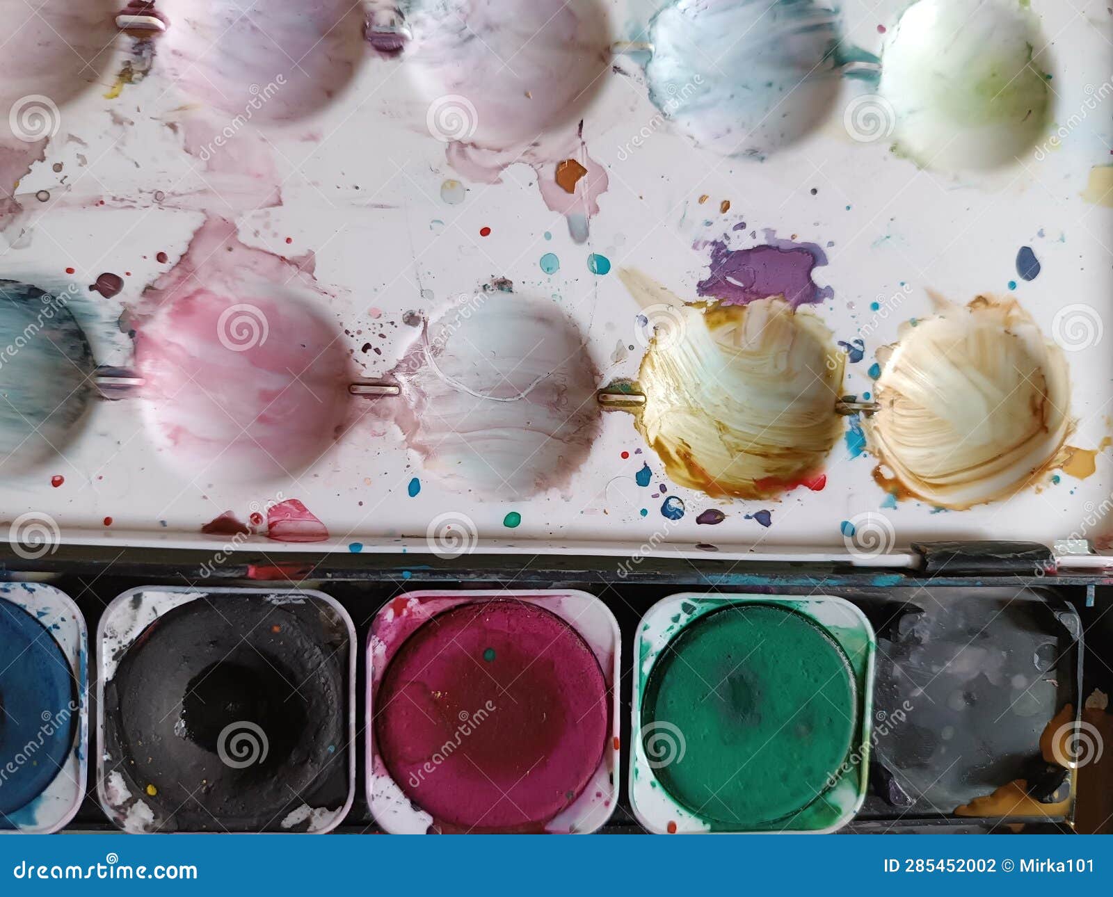 Stained Old Watercolor Paper Texture Royalty-Free Stock Photography ...