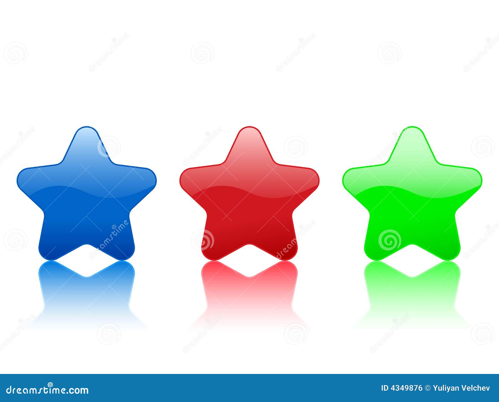 Color star icon stock vector. Illustration of bright, frame - 4349876