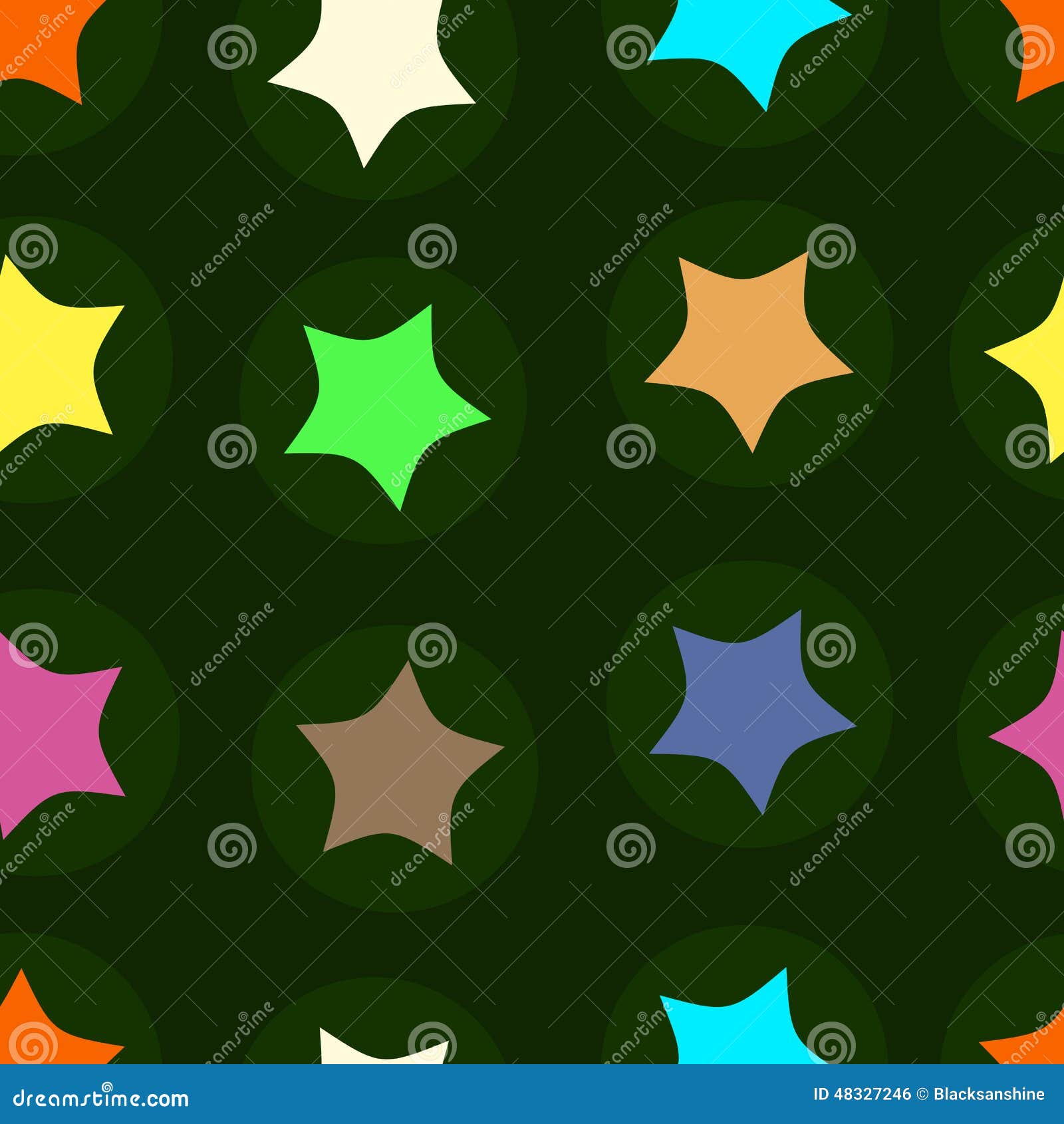 Color stars on the green stock vector. Illustration of media - 48327246