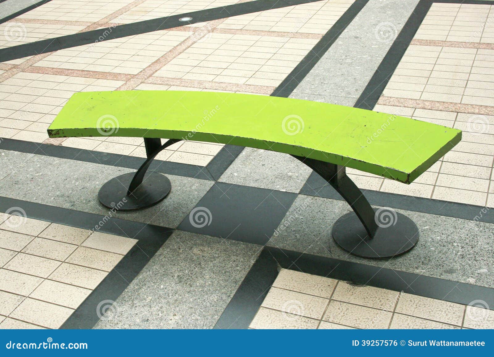 Color steel bench stock photo. Image of yellow, green - 39257576