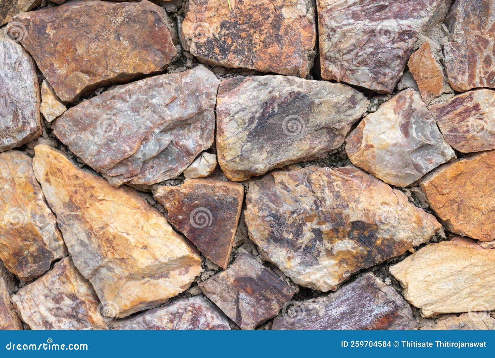 Random Rock Color Stone Wall As Background Stock Photo - Image of ...