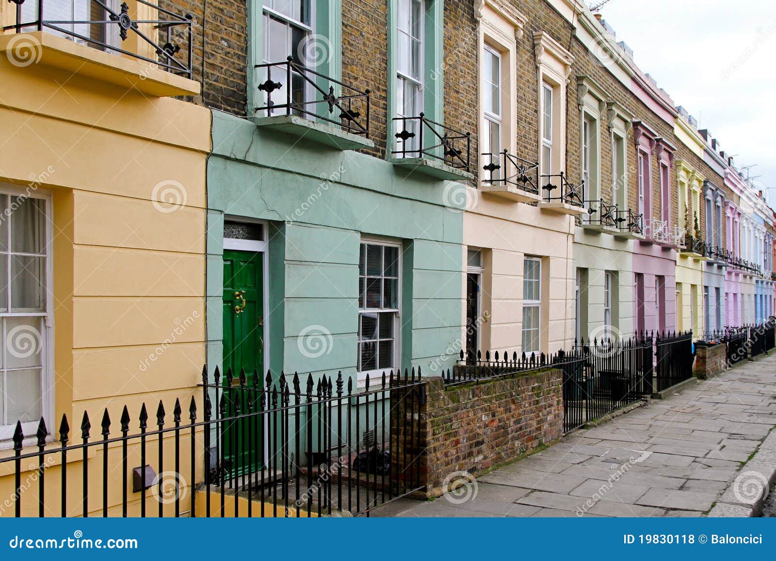 Color street stock photo. Image of street, color, houses - 19830118