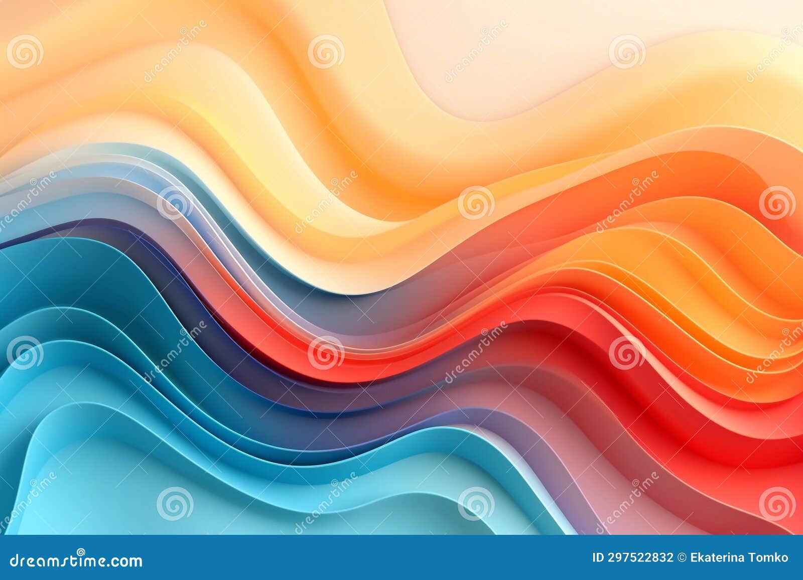 Color Strip Gradient Wave Grain Paper. Abstract Texture Background ...