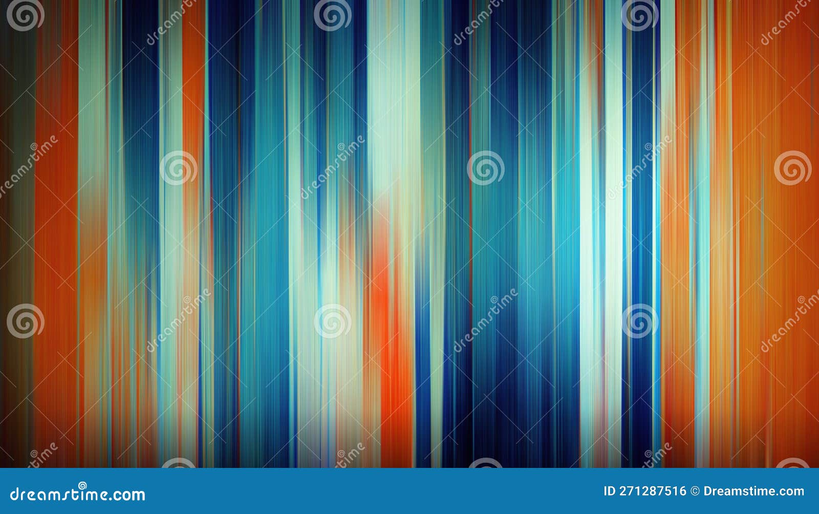 Color Stripes Abstract Background Orange Blue Line AI Generated Stock ...