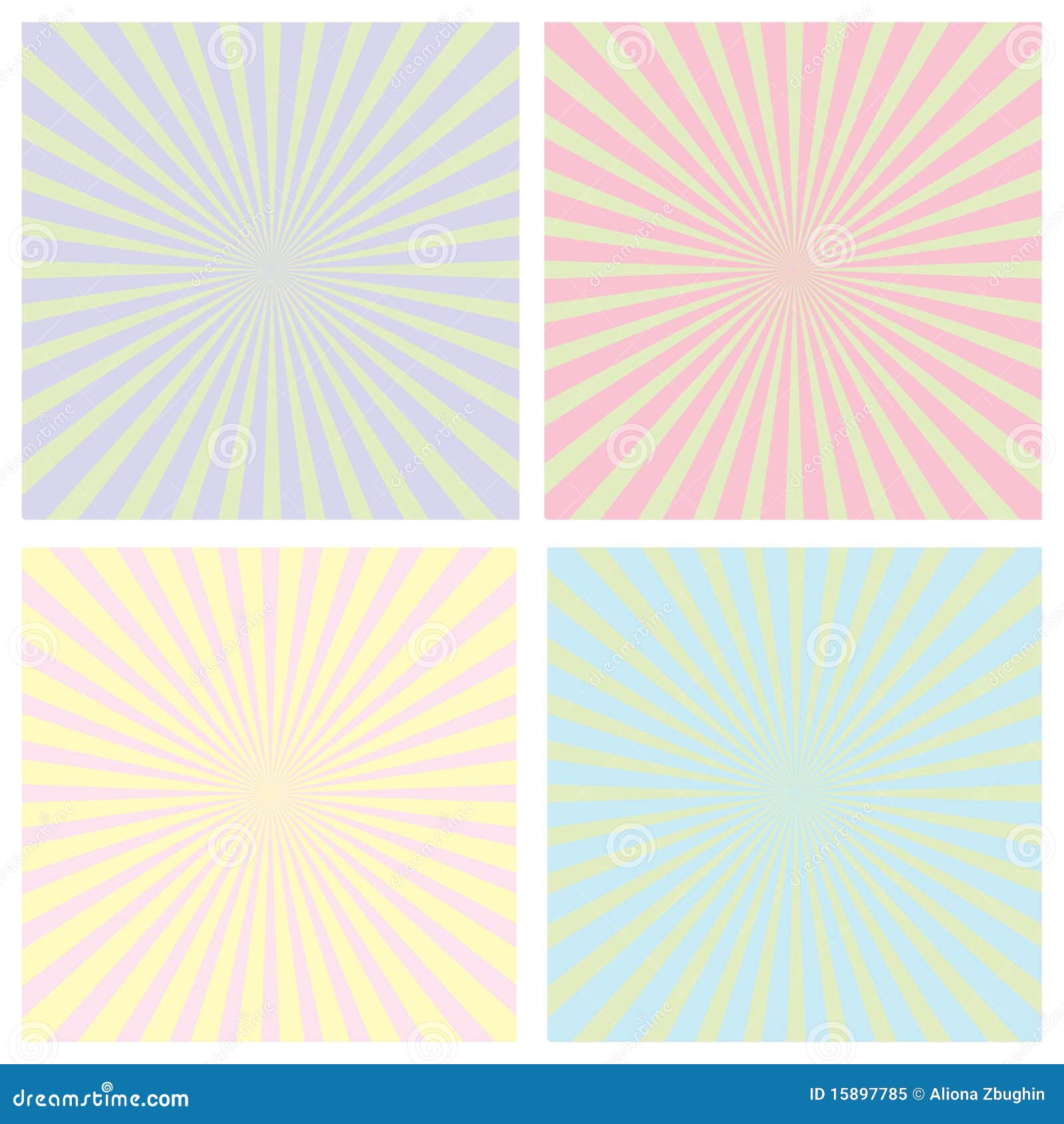 Color sunrise pattern set stock vector. Illustration of pastel - 15897785