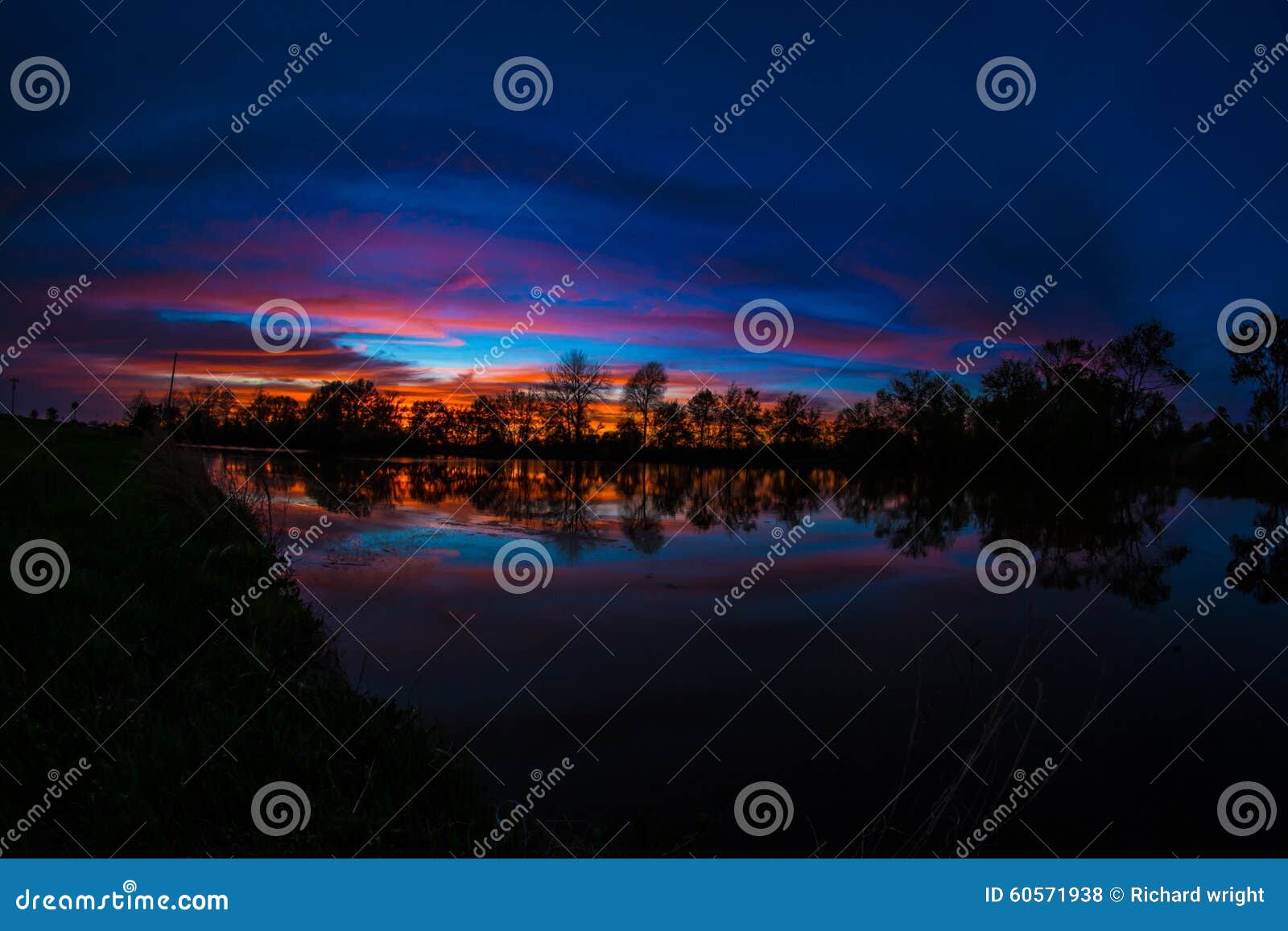 Color stock photo. Image of delta, mississippi, sunset - 60571938