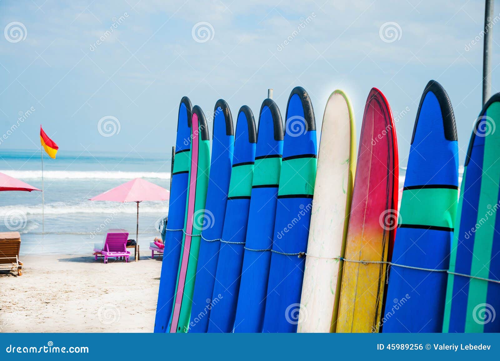 Color Surf Boards in a Stack by Ocean Stock Photo - Image of extreme ...