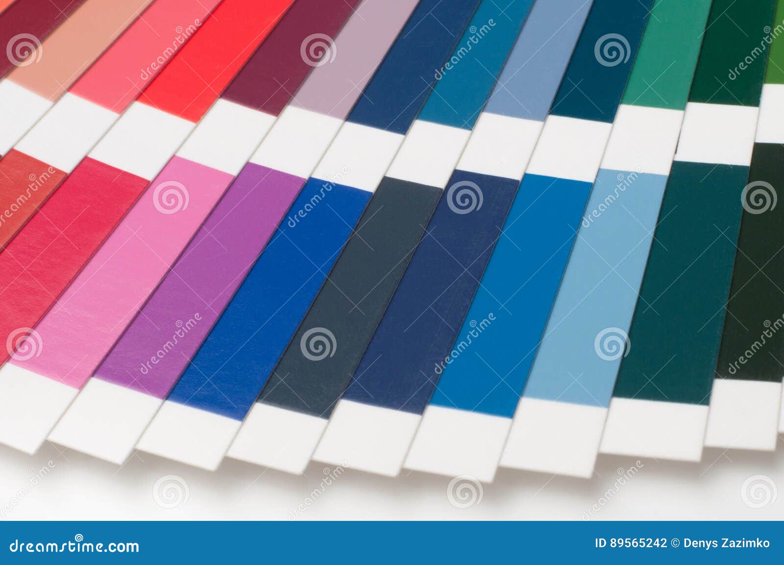 Color Swatch, Catalog. Colored Palette of Paint Stock Photo - Image of ...