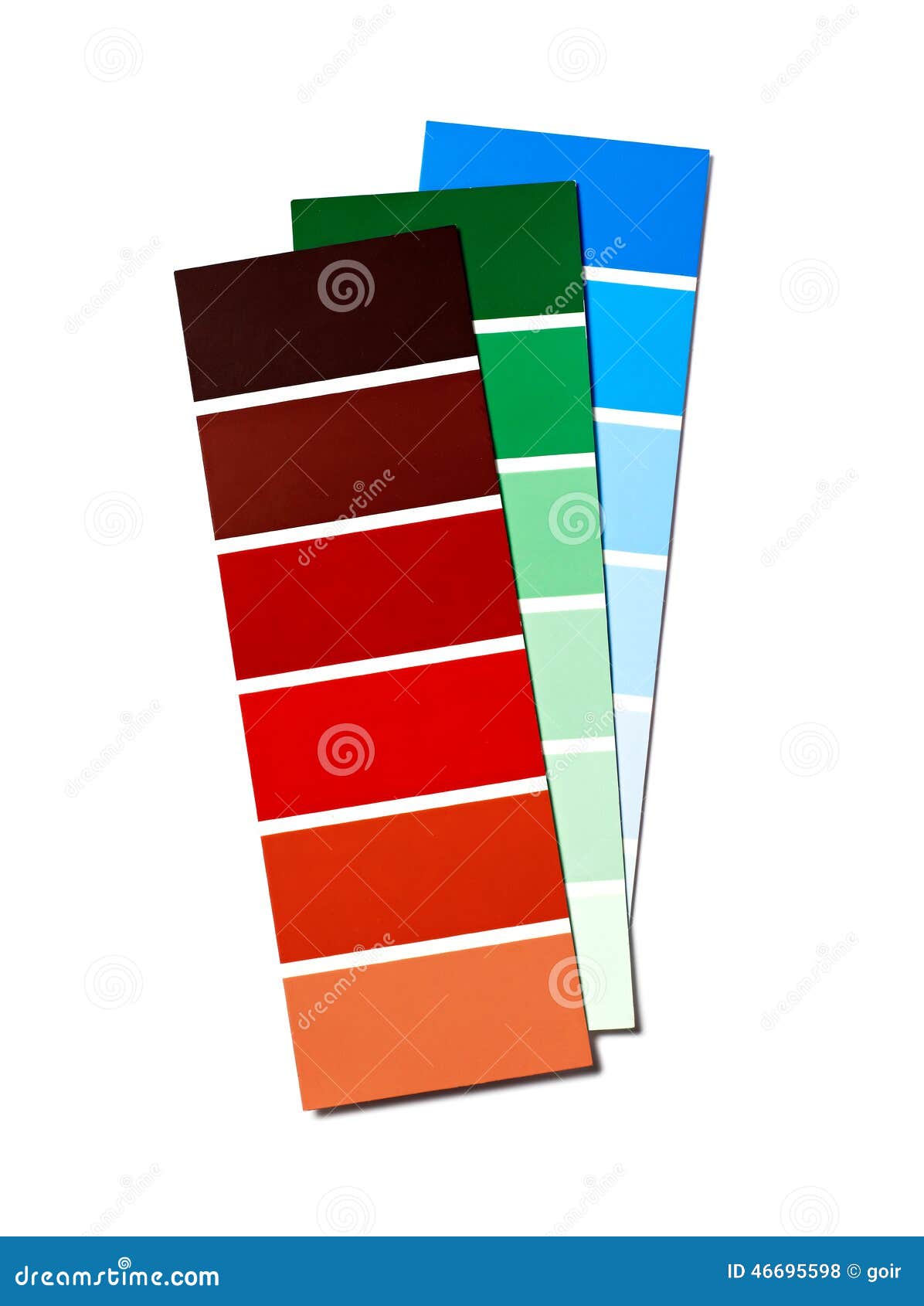 Color Swatch Isolated on White Stock Photo - Image of home, craft: 46695598