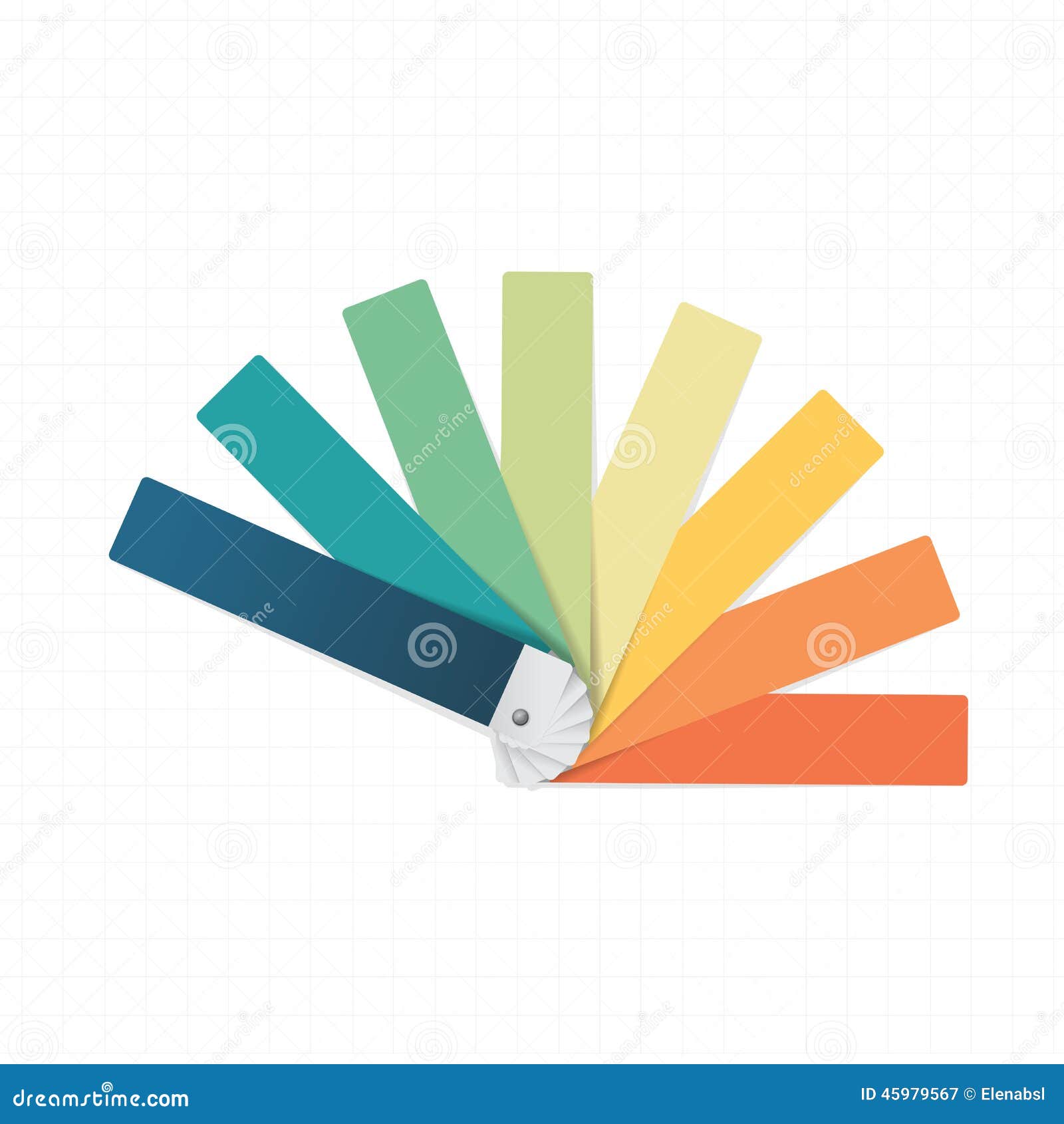 Color Swatch (illustration) Cartoon Vector | CartoonDealer.com #5553325