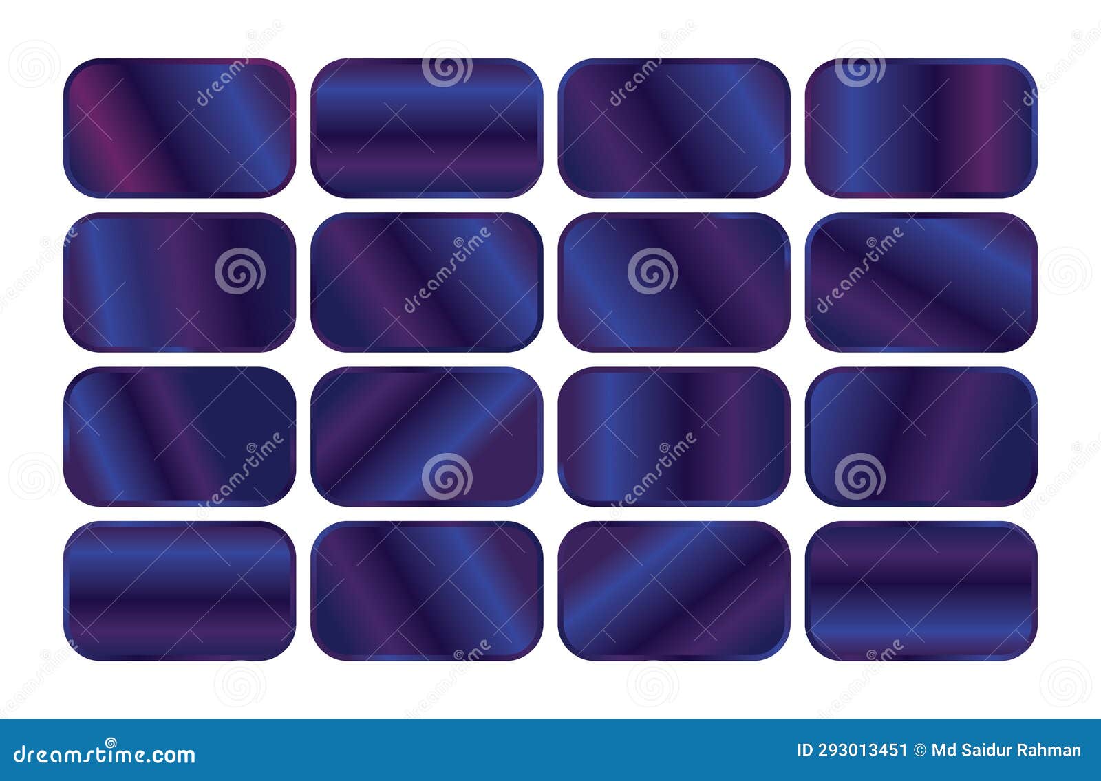 Golden Purple Blue Color Gradient Set Color Combination Set, Color ...