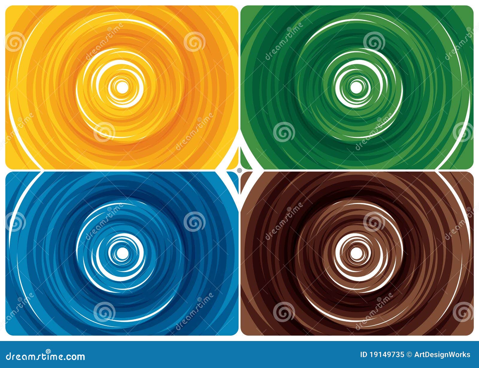 Color swirl stock vector. Illustration of colorful, multicolored - 19149735
