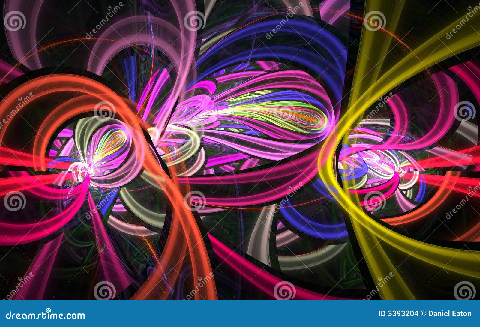 Color Swirls stock illustration. Illustration of flow - 3393204