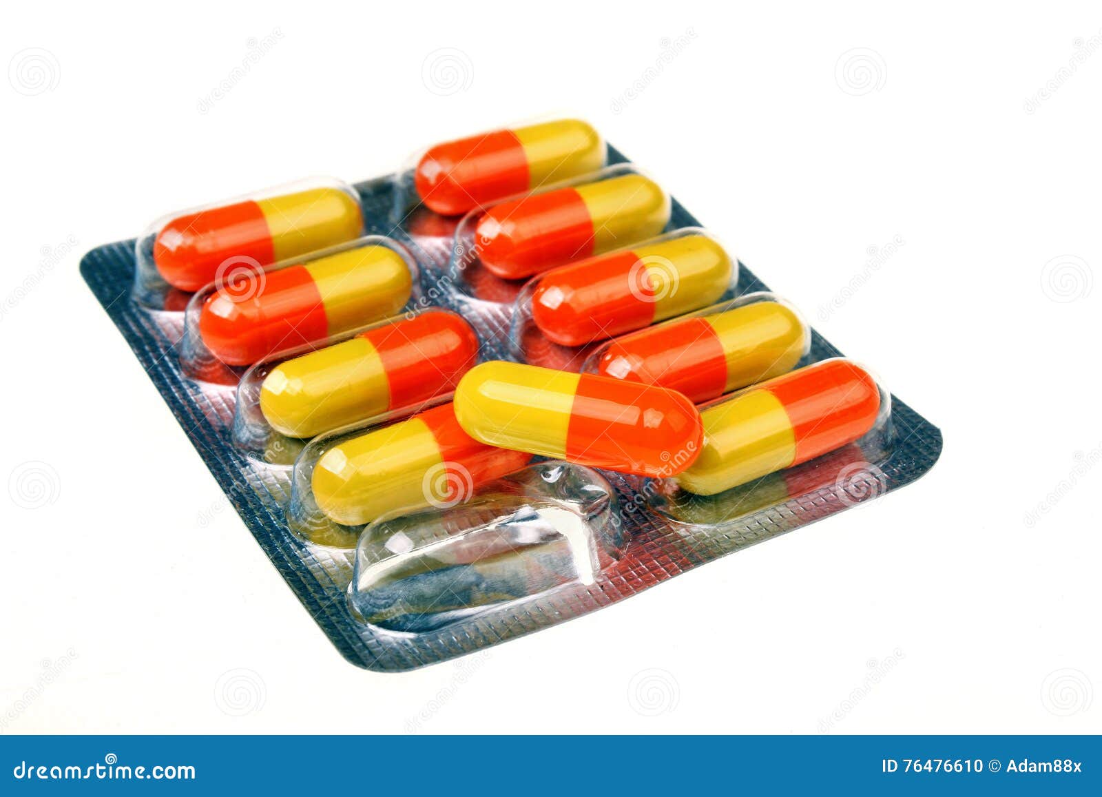 Color Tablet and Capsule Isolated Stock Photo - Image of closeup, meds ...